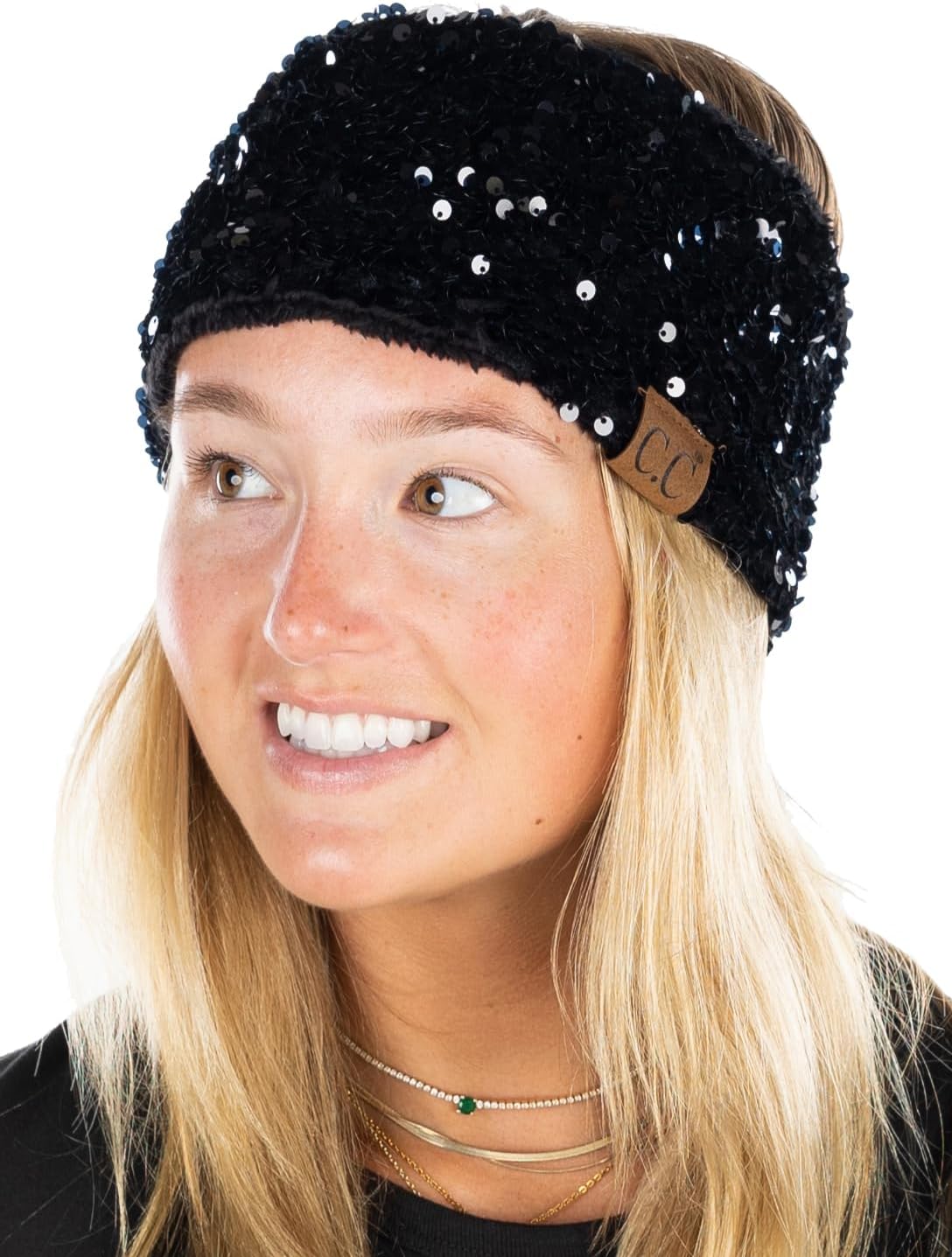 Amazon.com: Funky Junque Diadema de lentejuelas para adultos ...