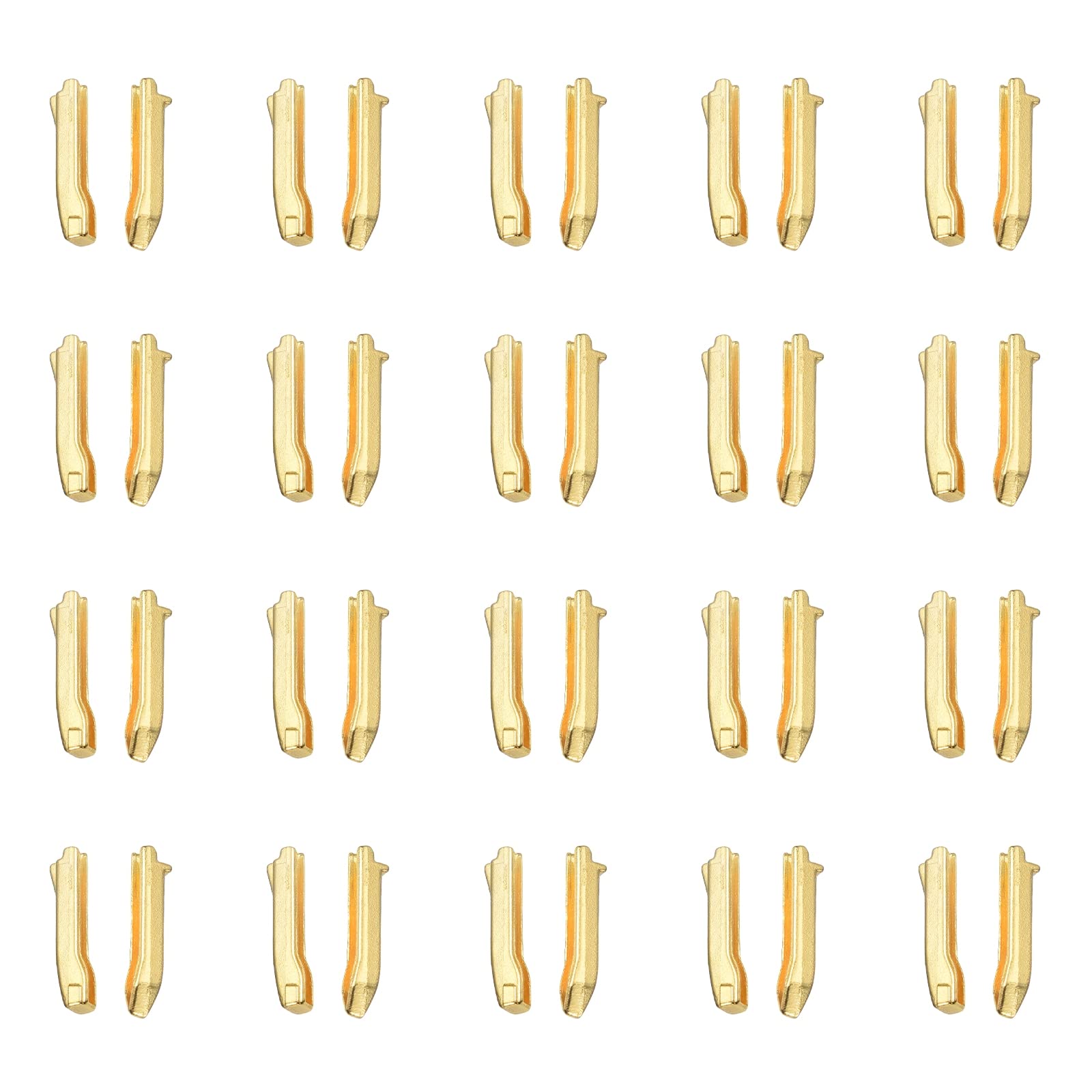 Amazon.com: uxcell 20 Sets Double Open Zipper Repair Latch Kits, #5 ...