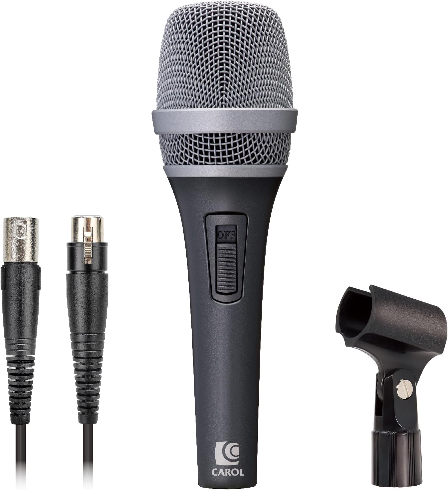 CAROL Dynamic Microphone Vocal with Super-Cardiod Unidirectional, Top ...