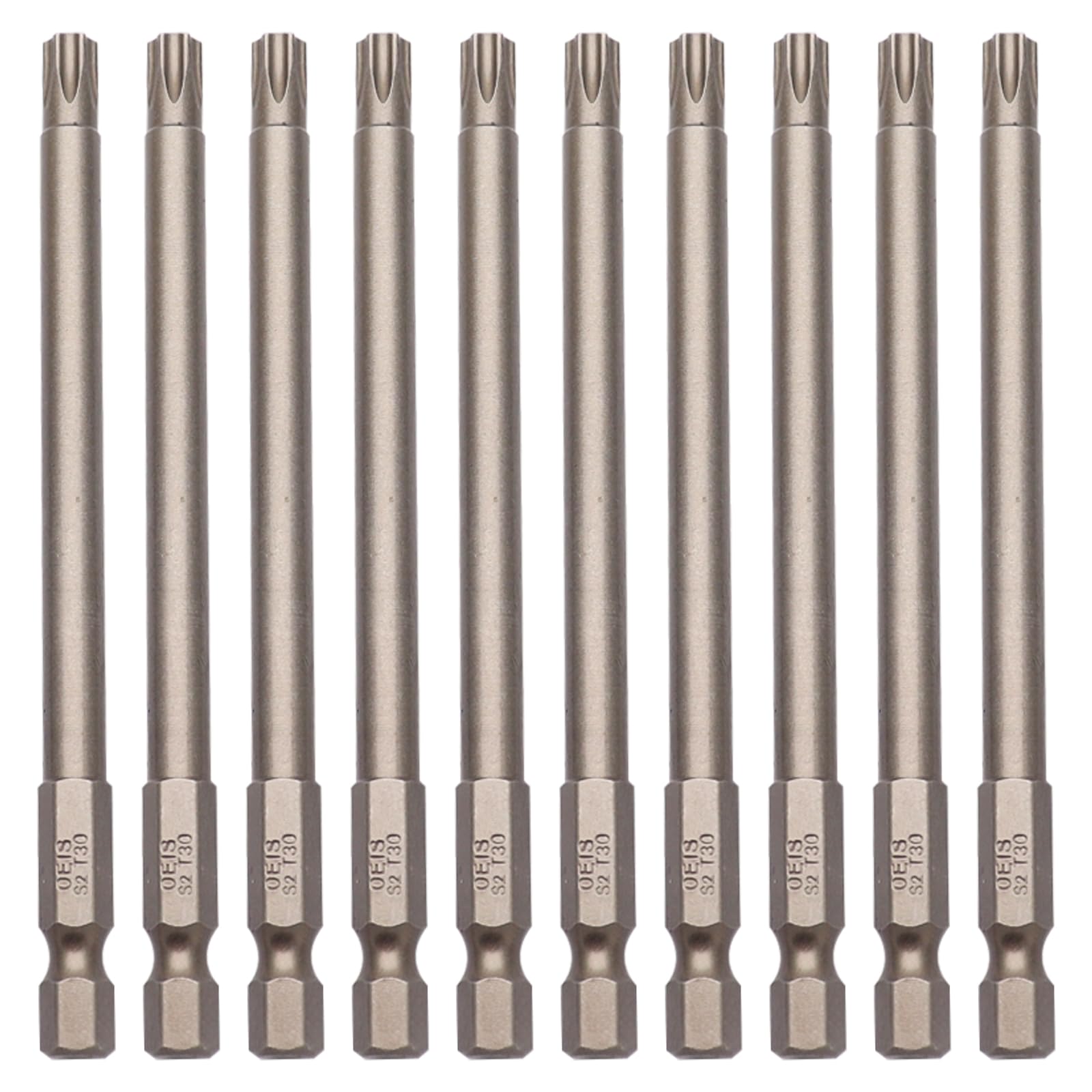 Sipery T30 security torx bits tamper proof 10Pcs, 100mm / 4inch 1/4inch ...