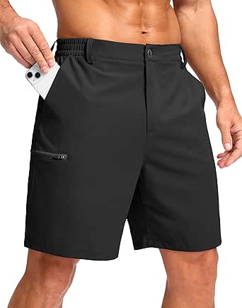 Amazon.com: G Gradual Men's Casual Shorts 7"/ 9" Lightweight 4 Pockets ...