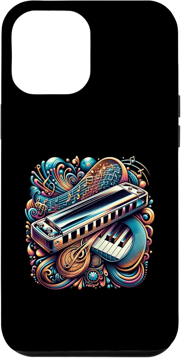 Amazon.com: iPhone 15 Pro Max Harmonica Music Jazz Instrument Case : Cell Phones & Accessories