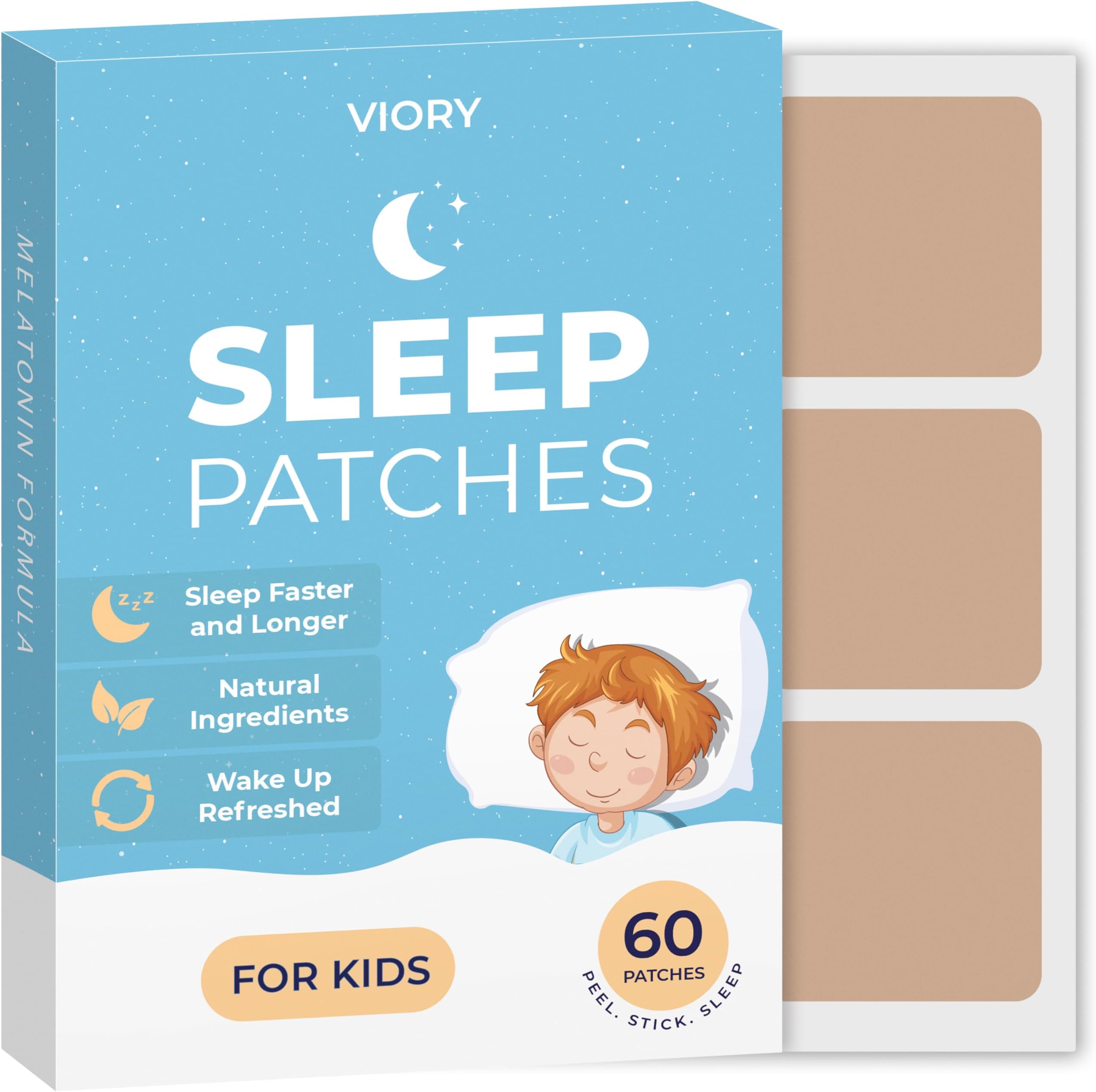 Amazon.com: NATPAT Sleepy Patch Bedtime Stickers for Adults - Sleep ...
