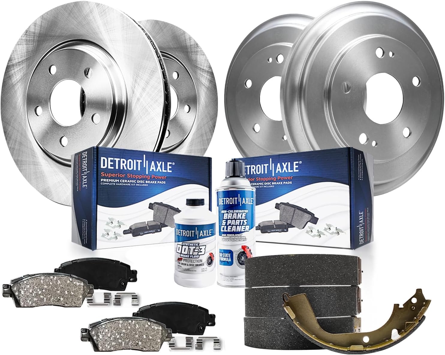 Amazon.com: Detroit Axle - Brake Kit for 02-06 Acura RSX Base, 04-05 ...