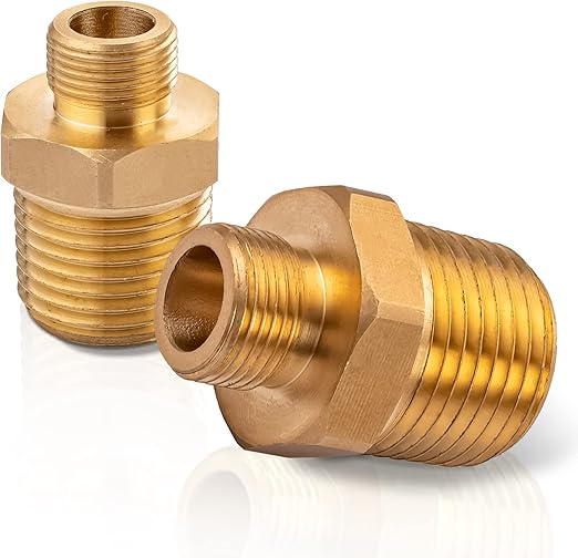 3 8 To 1 2 Adapter Kicimpro Rv Faucet Adapter 1 2 To 3 8 Reducer Brass