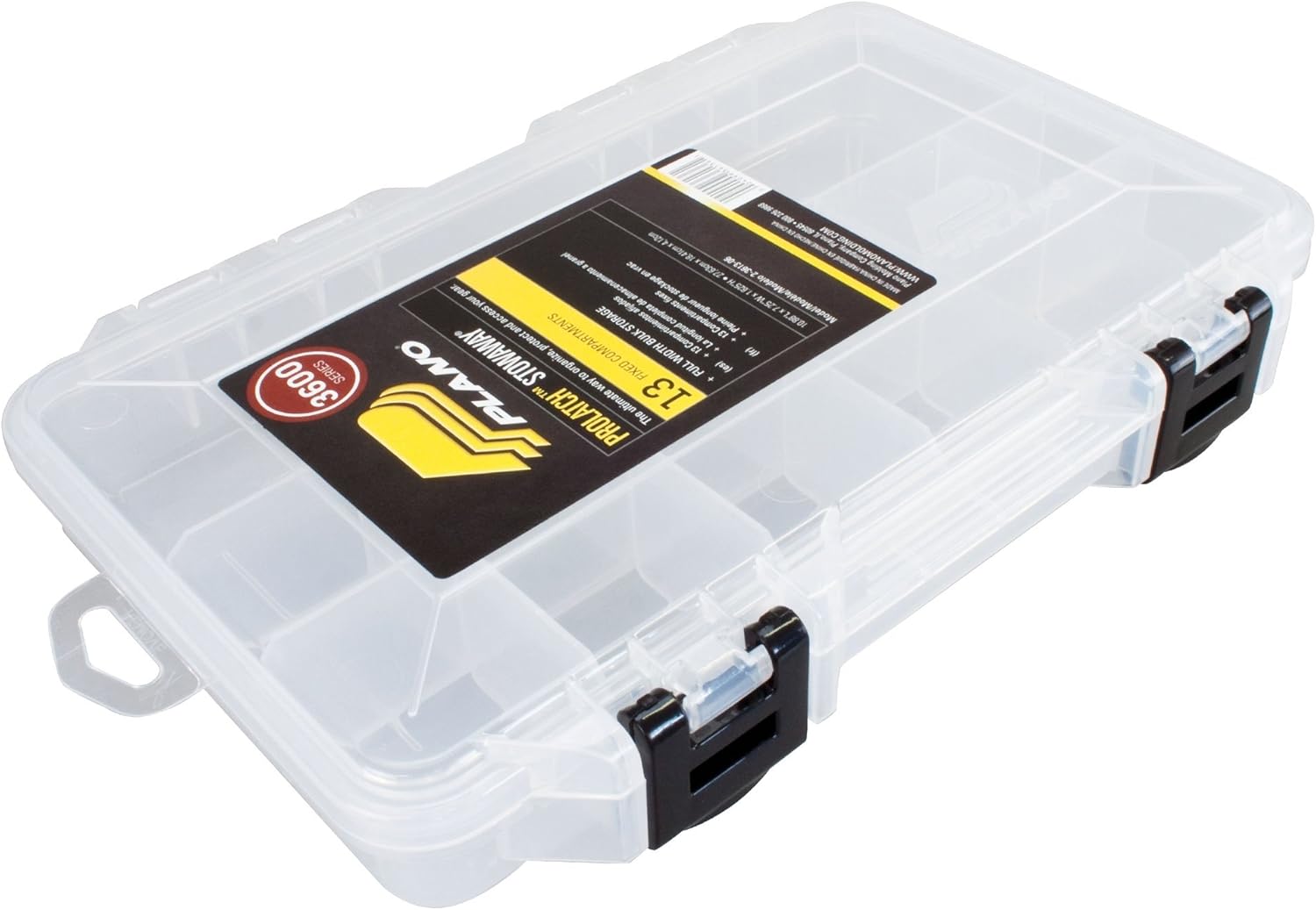 Plano 2361306 ProLatch 3600 Size Stowaway Boxes With 13 Fixed