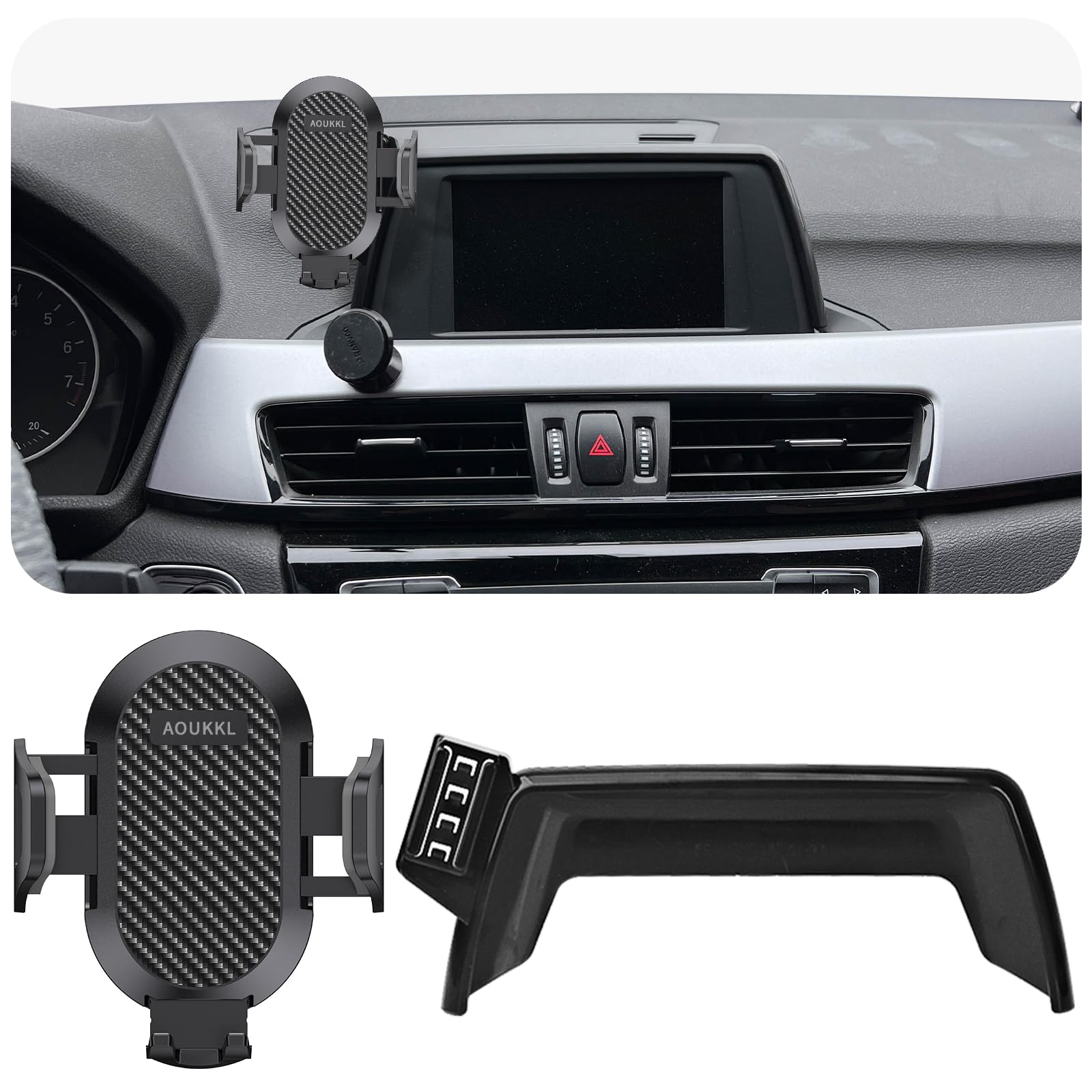 Amazon.com: AOUKKL Car Phone Holder Fits for BMW X1/X2 2016-2019 ...