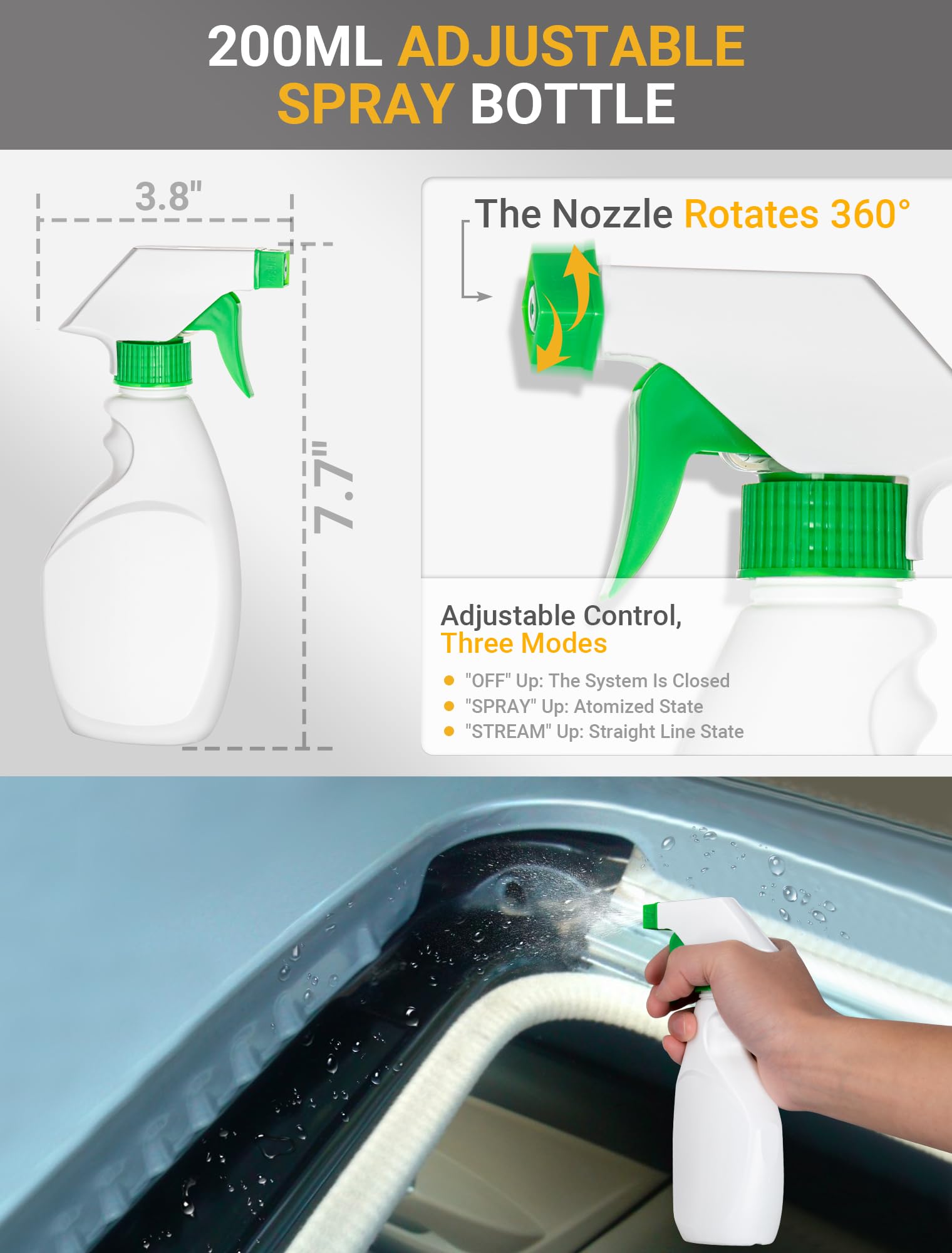 Snapklik.com : Upgraded Auto Sunroof Cleaning Tool Set, 78 Inch ...