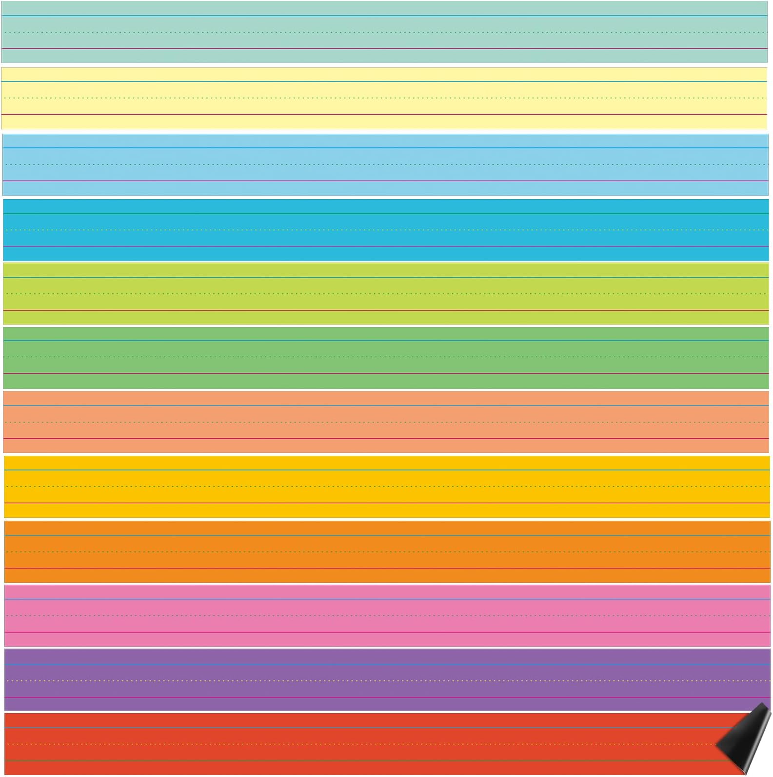 Amazon.com: Faccito 12 Pieces Large Magnetic Sentence Strips 3 x 36 ...