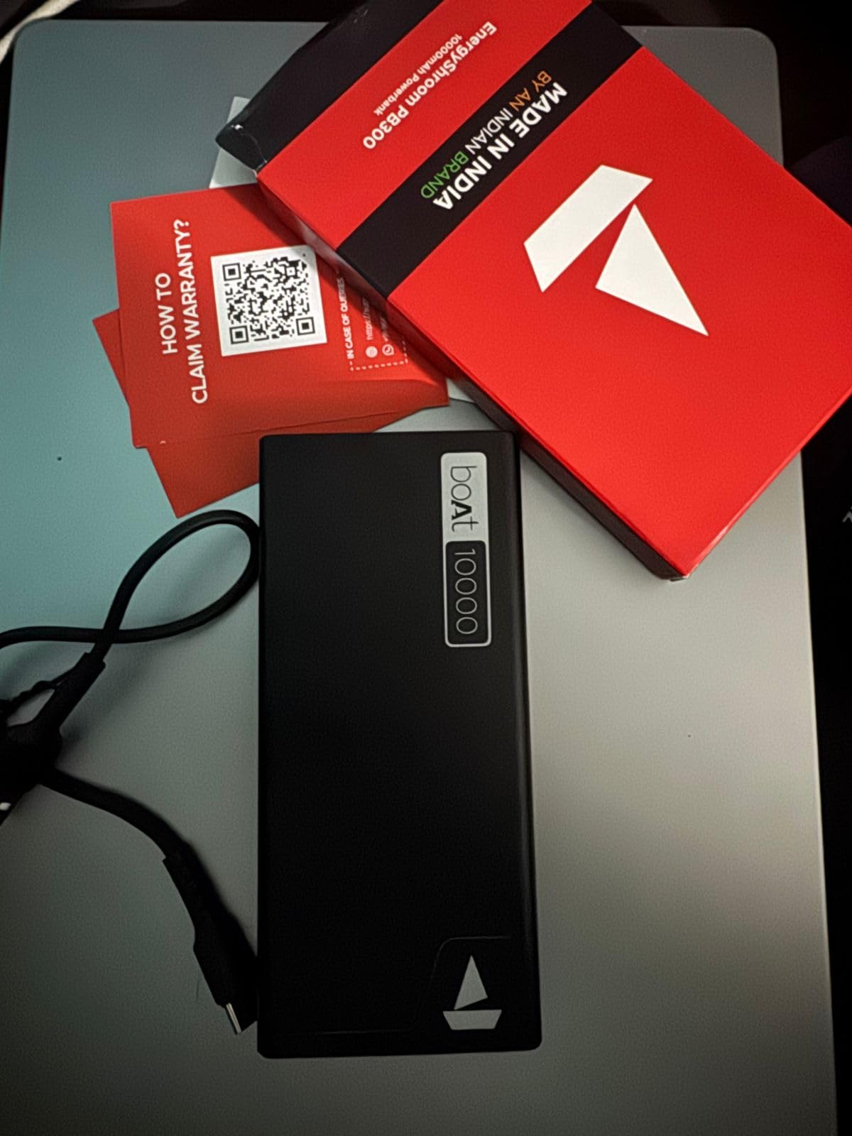 boAt Energyshroom PB300 Powerbank with 10000mAh Battery, 22.5w Fast ...