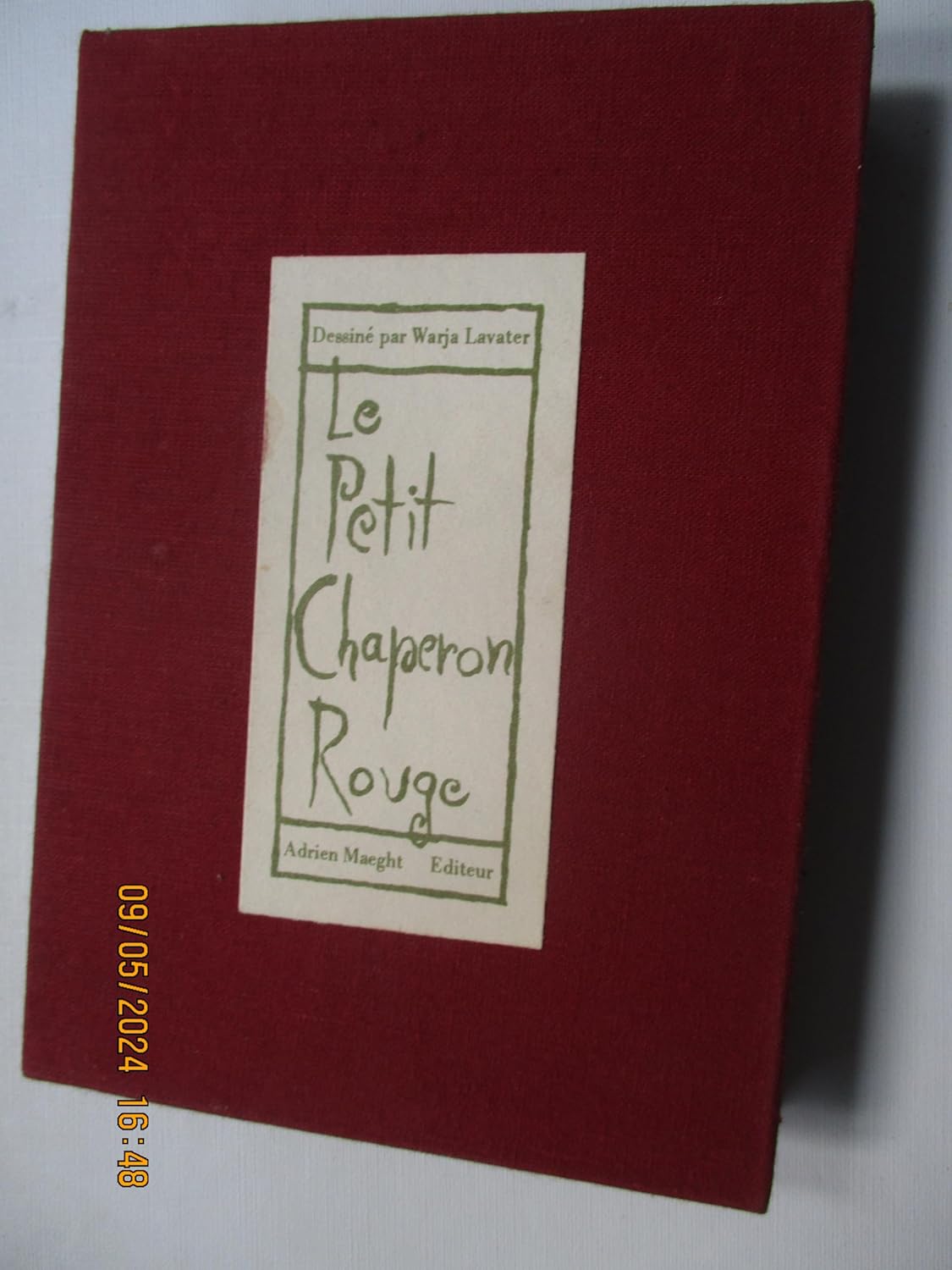 Amazon.com: Le Petit Chaperon Rouge: 9782911782954: Lavater, Warja: Books