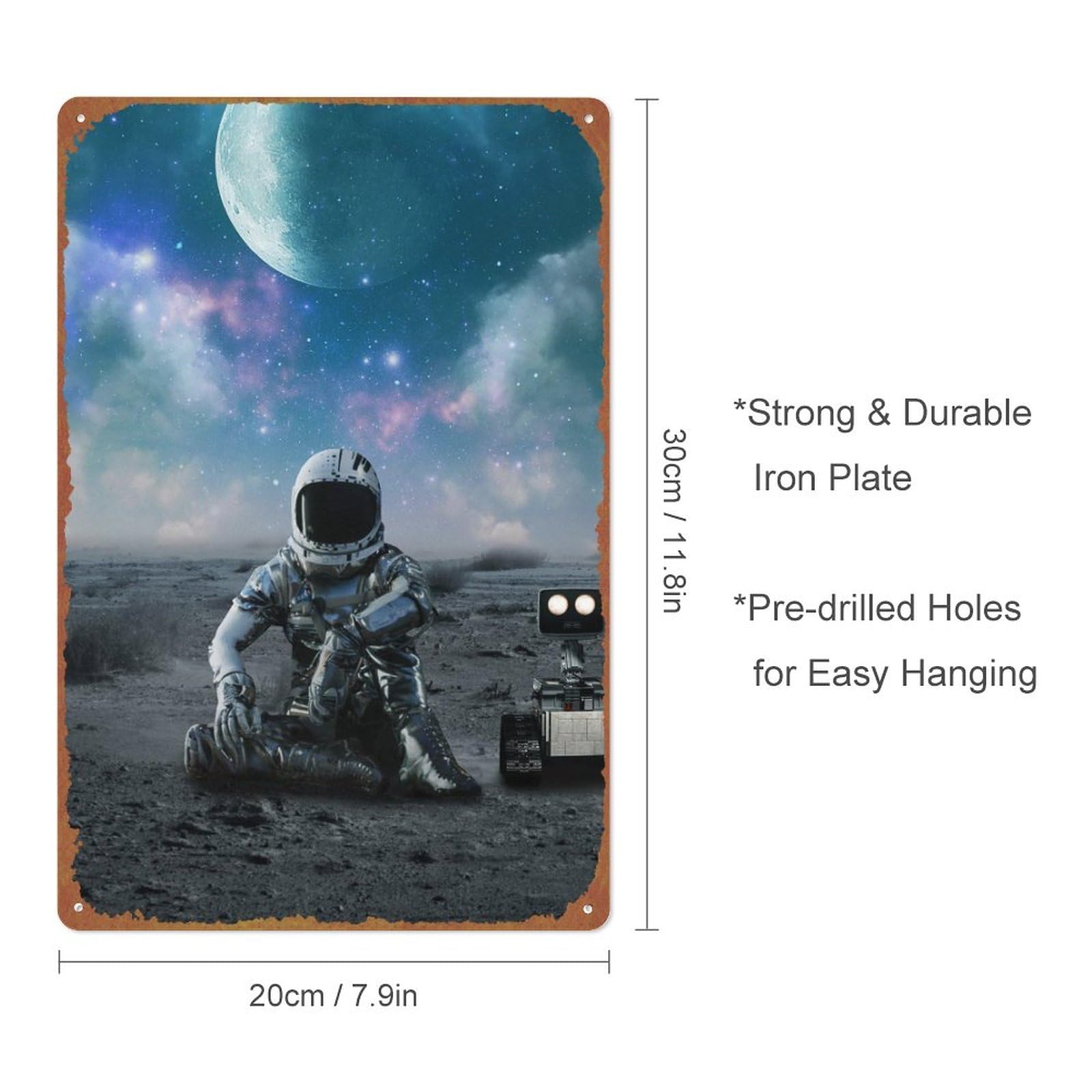 Vintage Astronaut Sign