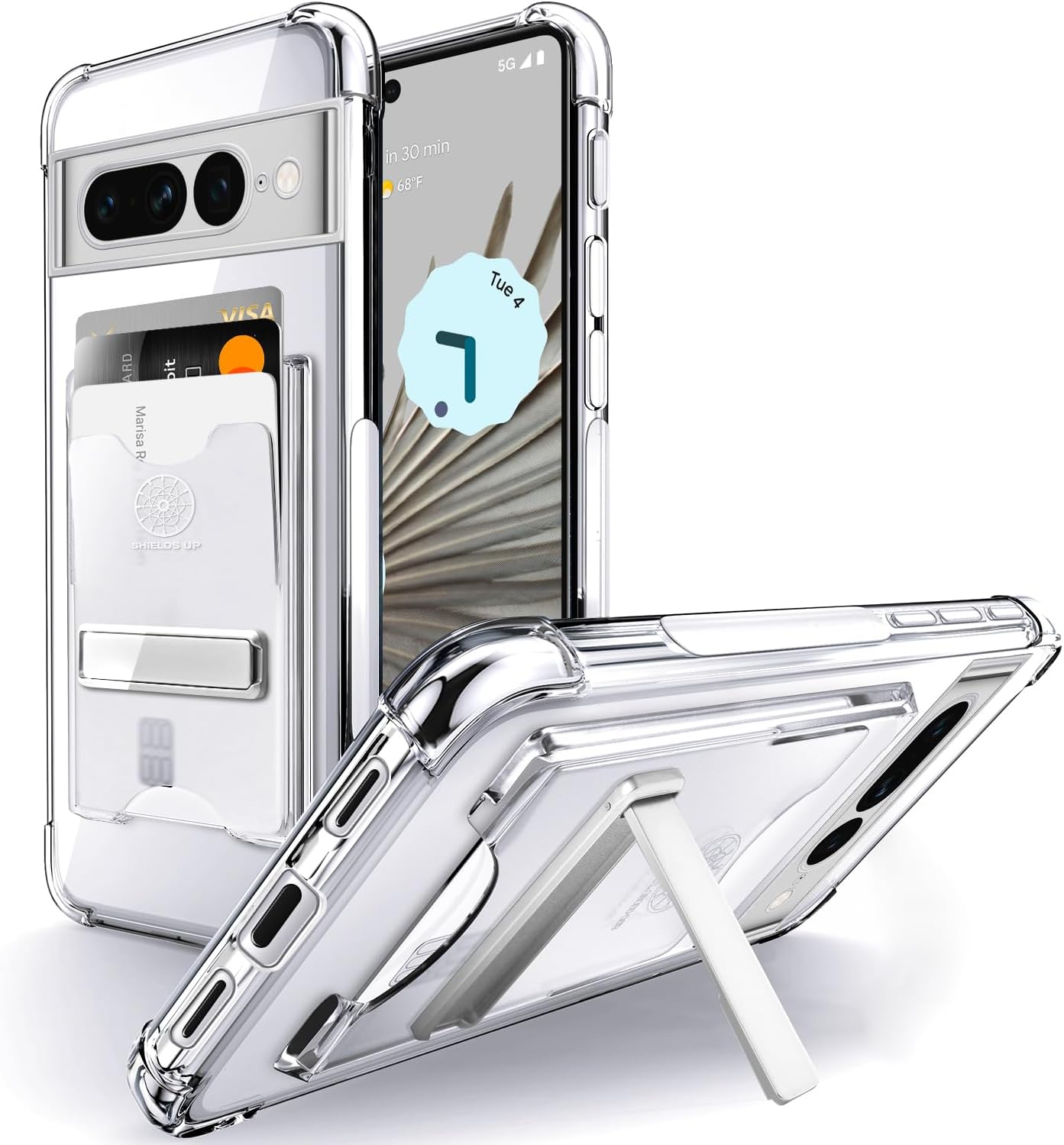 Amazon.com: Niuuro for Google Pixel 8 Pro Wallet Case with Credit Card ...