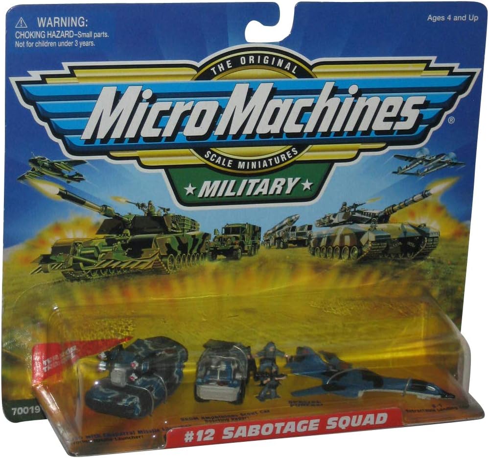 Amazon.co.jp: Sabotage Squad #12 Military Micro Machines Collection : おもちゃ