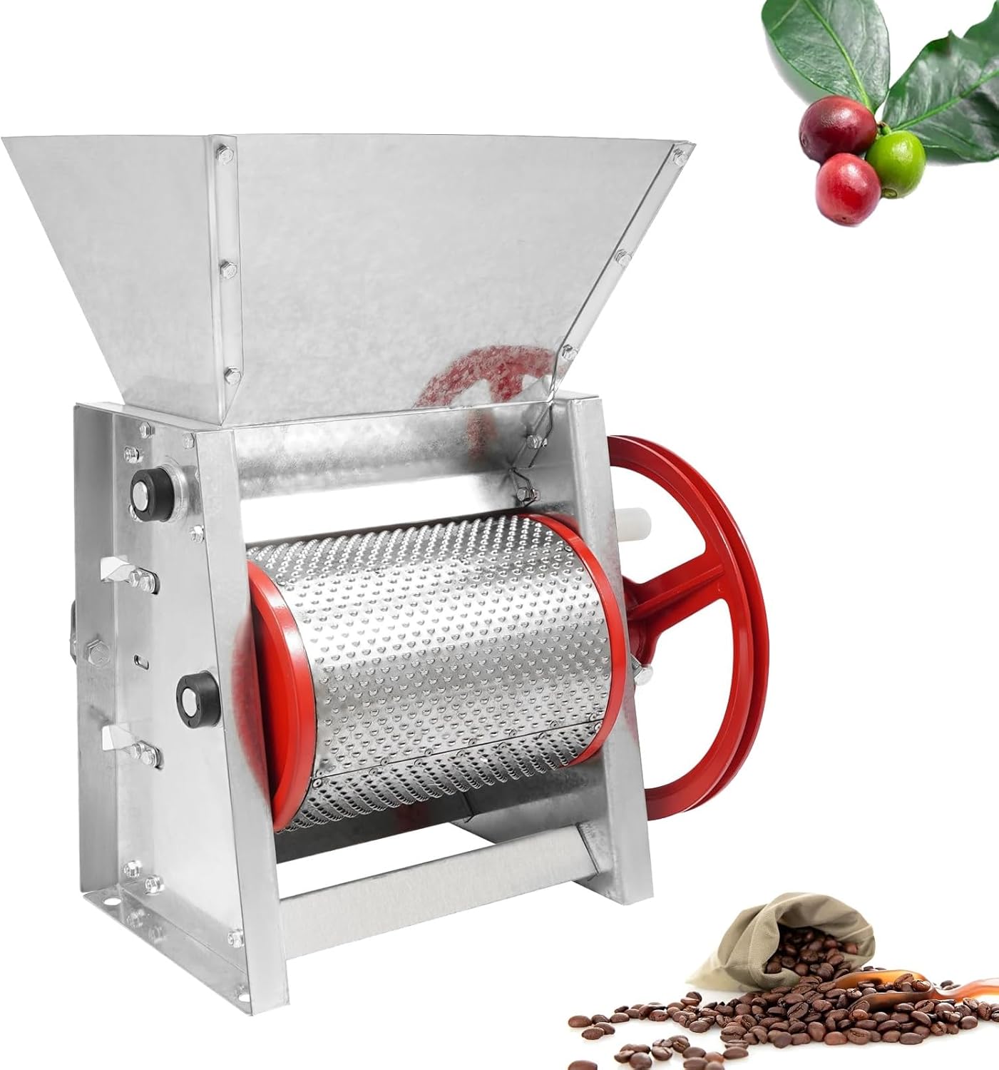 Amazon.com: Coffee Bean Peeling Machine, Stainless Steel Sheller with ...
