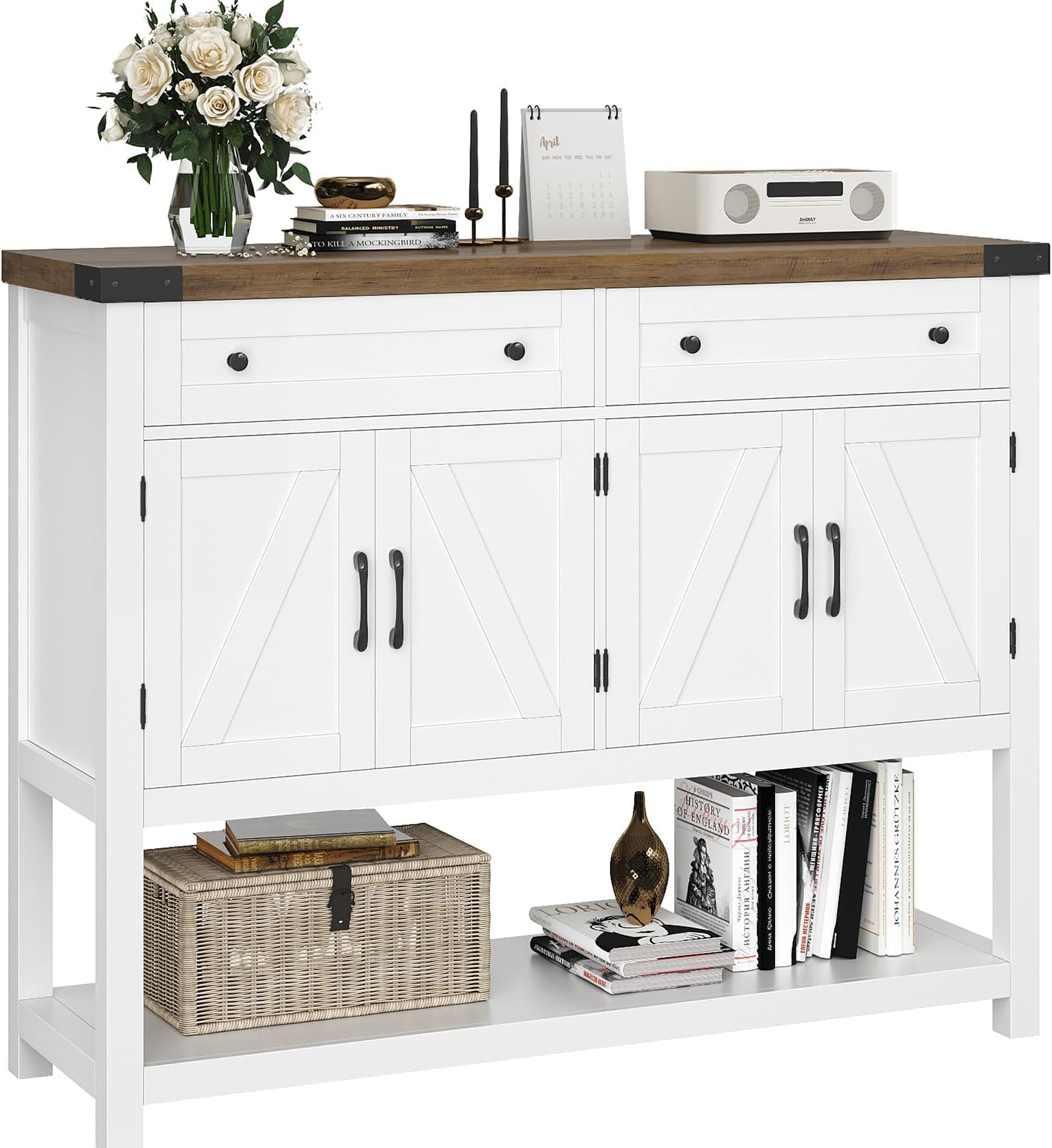 Amazon.com - Kings Brand Furniture Buffet Server Console Table With ...