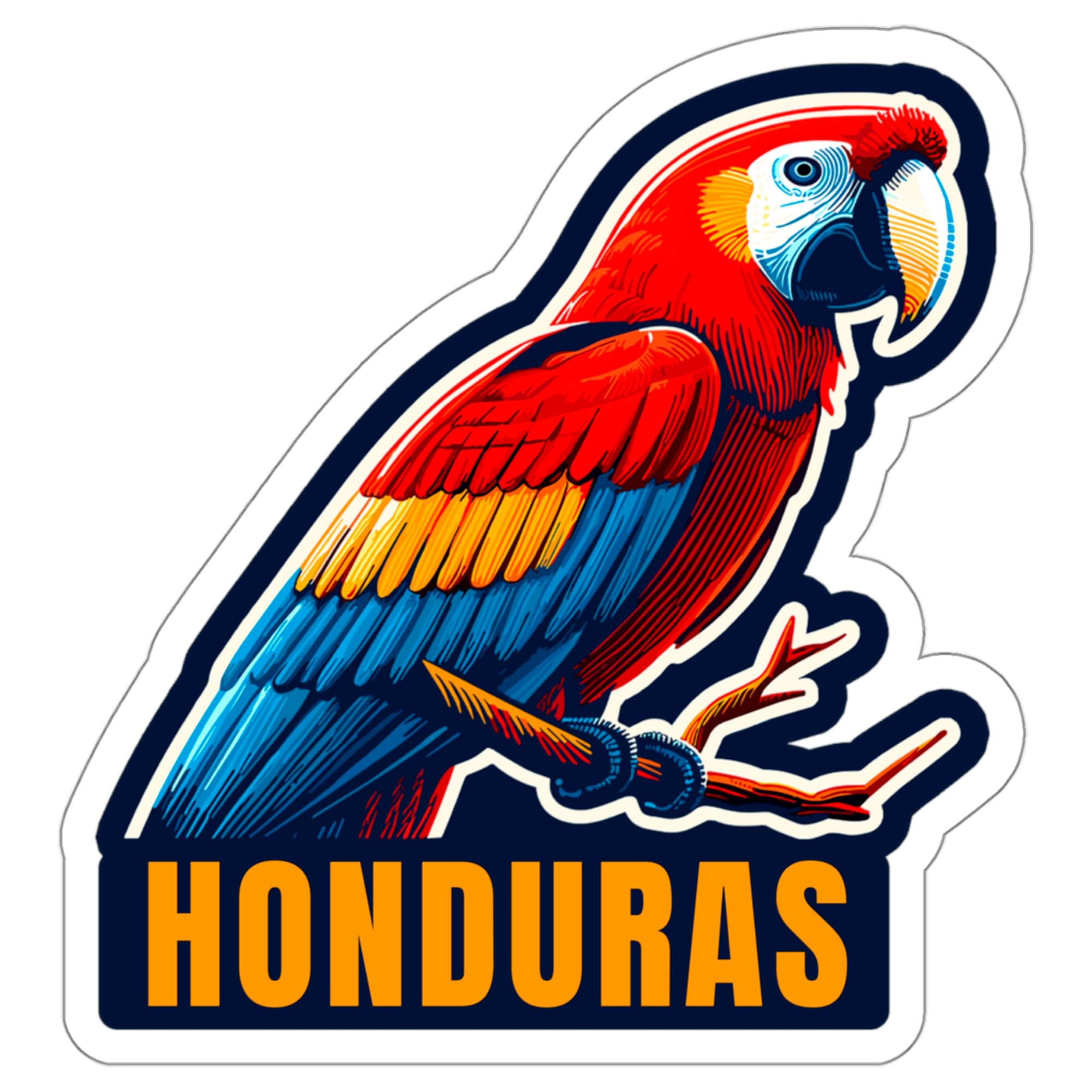 Amazon.com: No Thorns Media Honduras Sticker Travel Outdoors Decal ...
