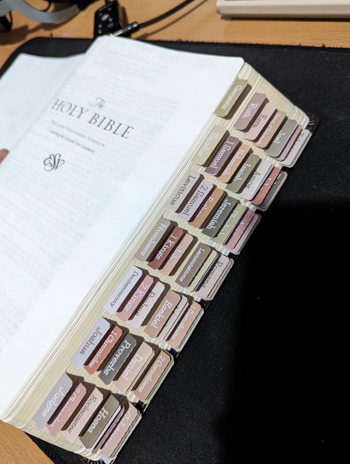 Bible Journaling Supplies Earth Tone Bible Tabs - Large Print Laminated ...