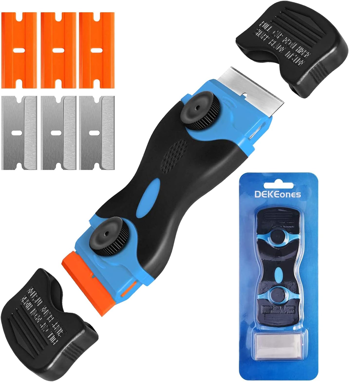 Amazon.com: WILLBOND 72 Pcs Double Razor Blade Scraper Tool Set 12 Pcs ...