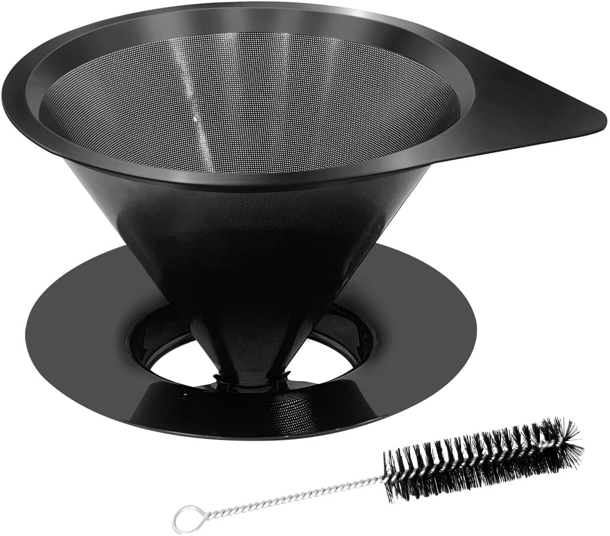 Amazon.com: LHS Pour Over Coffee Dripper Reusable Coffee Filter ...