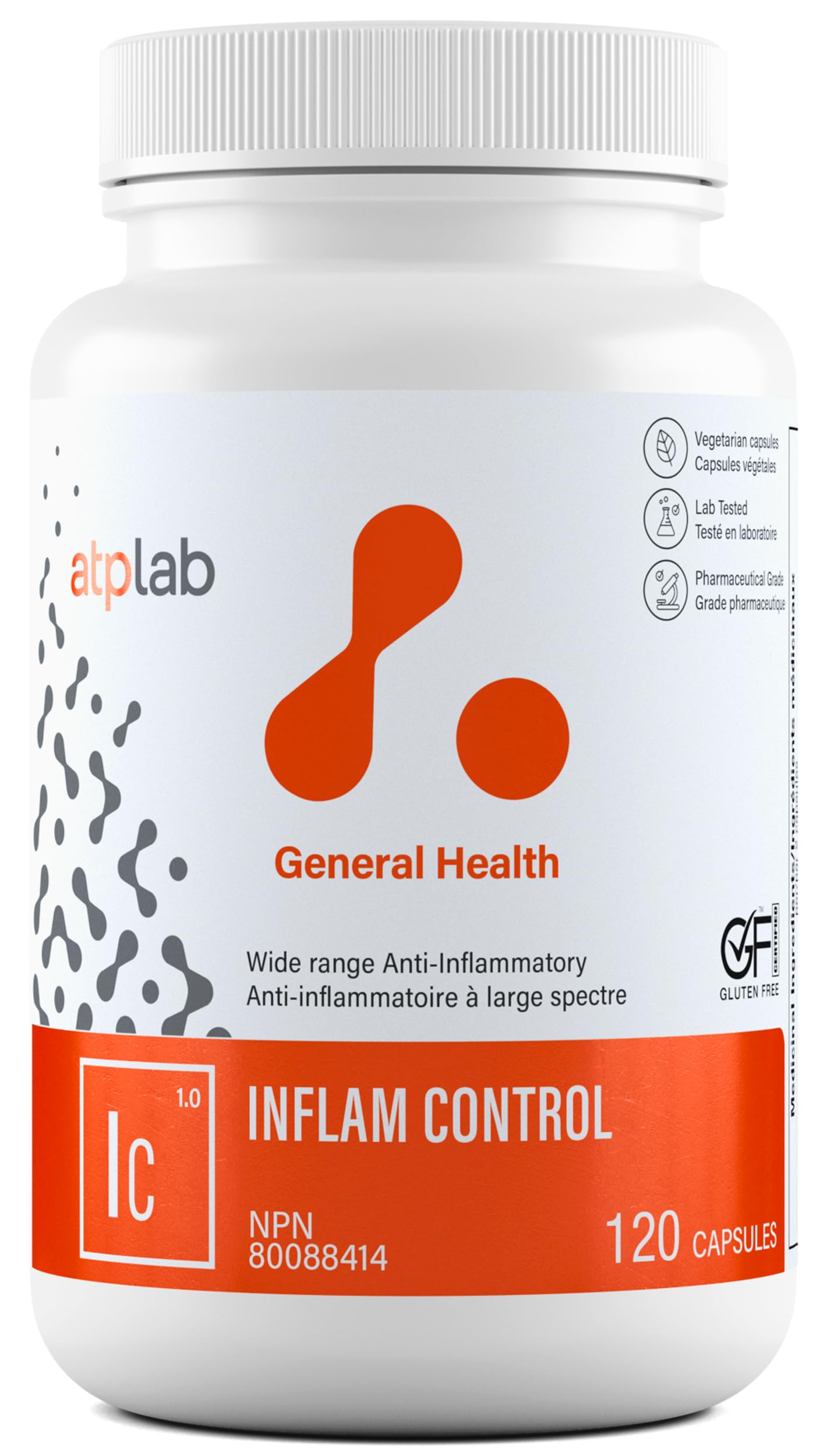 ATP LAB Inflam Control, 120 Capsules - Joint & Muscle Support with ...