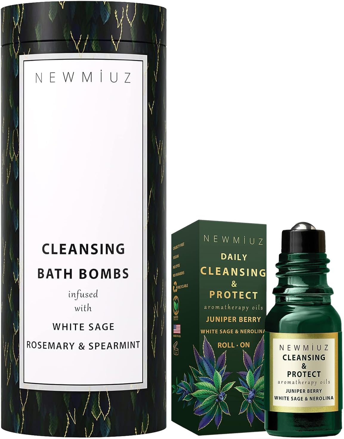 Amazon.com: Spiritual Energy Cleansing Kit - Smokeless Smudging Sage Juniper Berry Spearmint ...