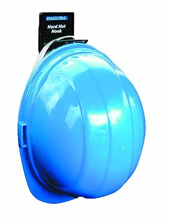 Horizon 5001 Sturdy Steel Mounts Anywhere Hard Hat Rack, 2-1/2" Width x ...