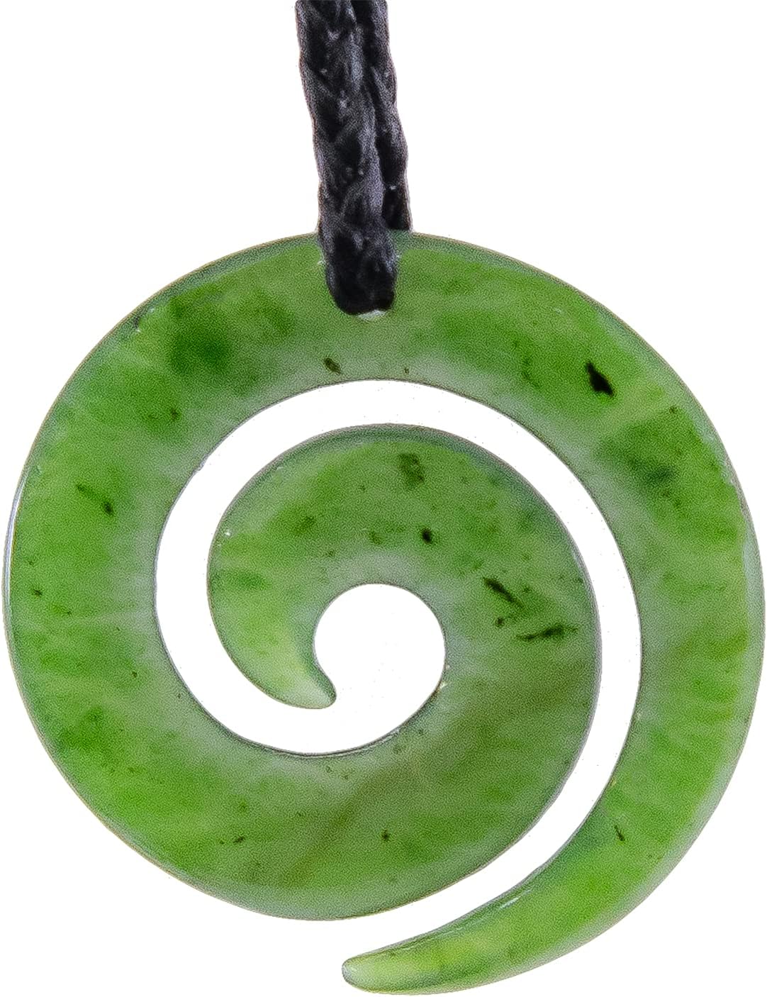 Earthbound Pacific New Zealand Maori Inspired Jade Open Koru Spiral ...