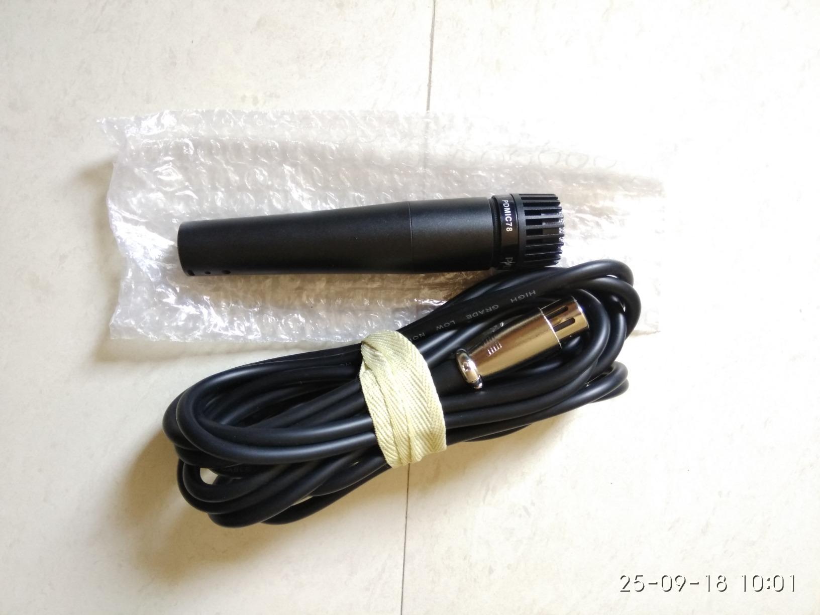 PylePro PDMIC78 Professional Moving Coil Dynamic Handheld Microphone ...