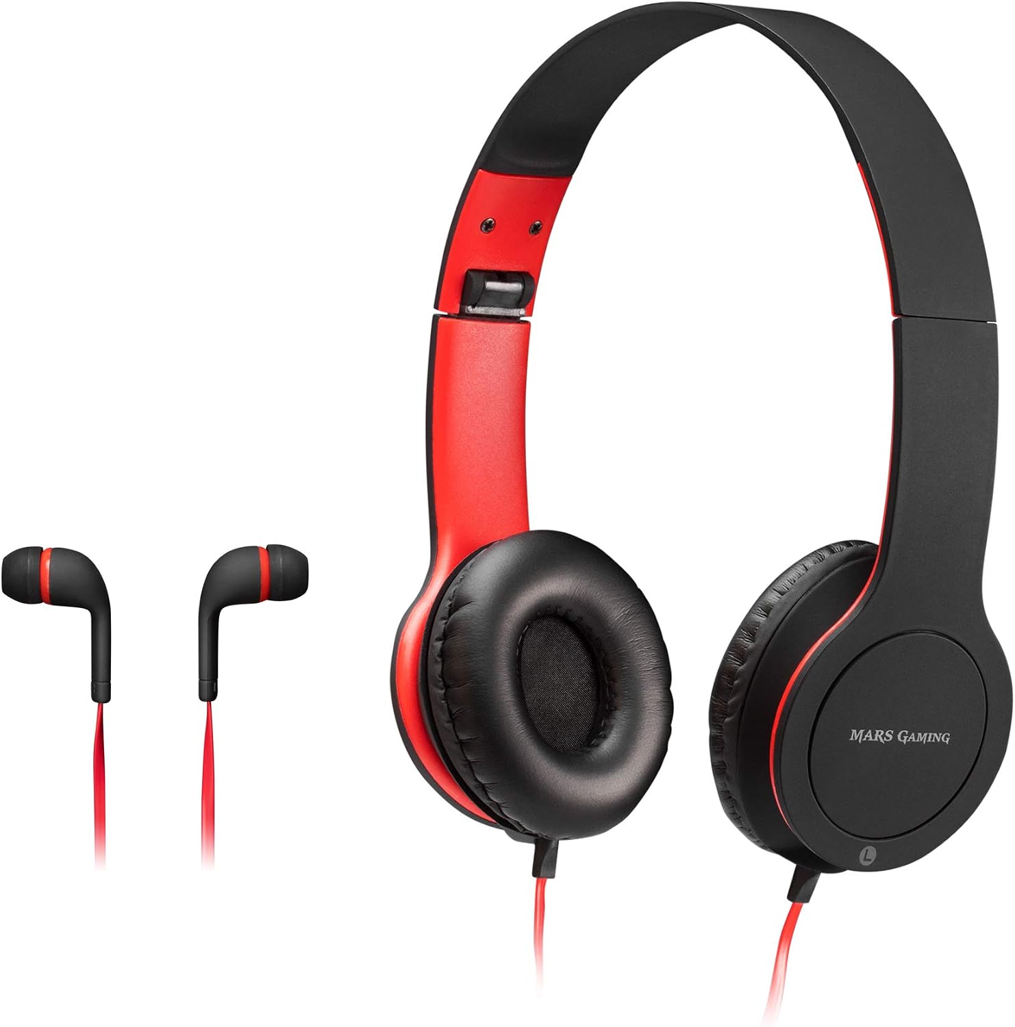 Mars Gaming MHCX, Pack Gamer, Cascos+Auriculares in-Ear, Jack 3.5, Soft ...