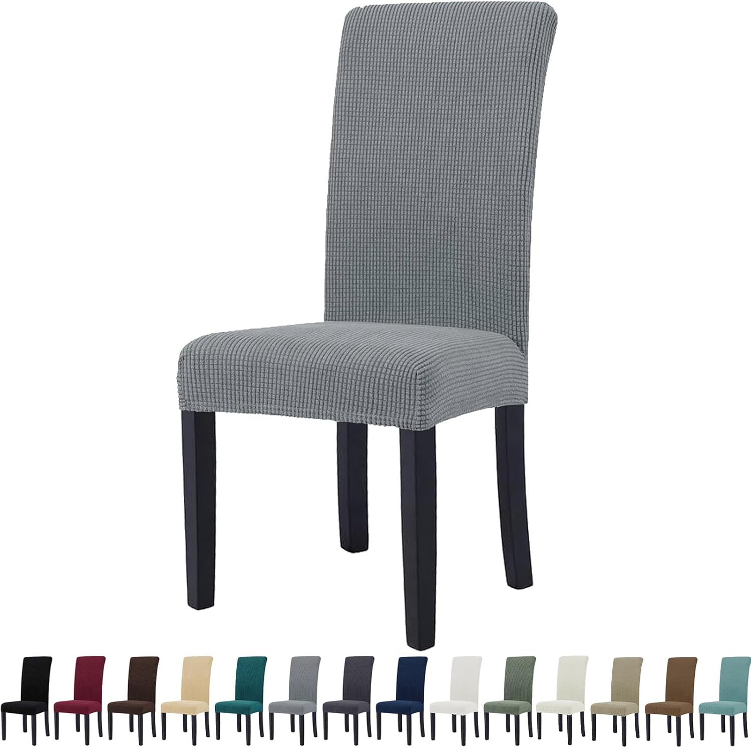 YSTELLAA Extensible Housse De Chaise 2 Pièces, Housse De Chaise Salle À ...