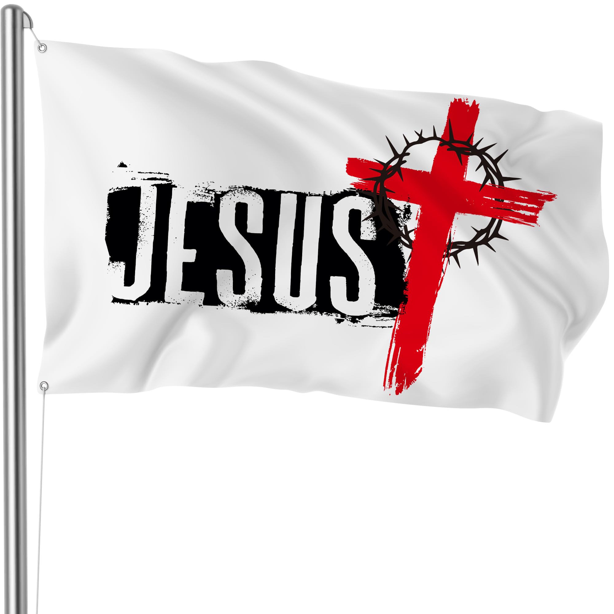 Christian Cross And Flag Christian Cross Flag, American Christian