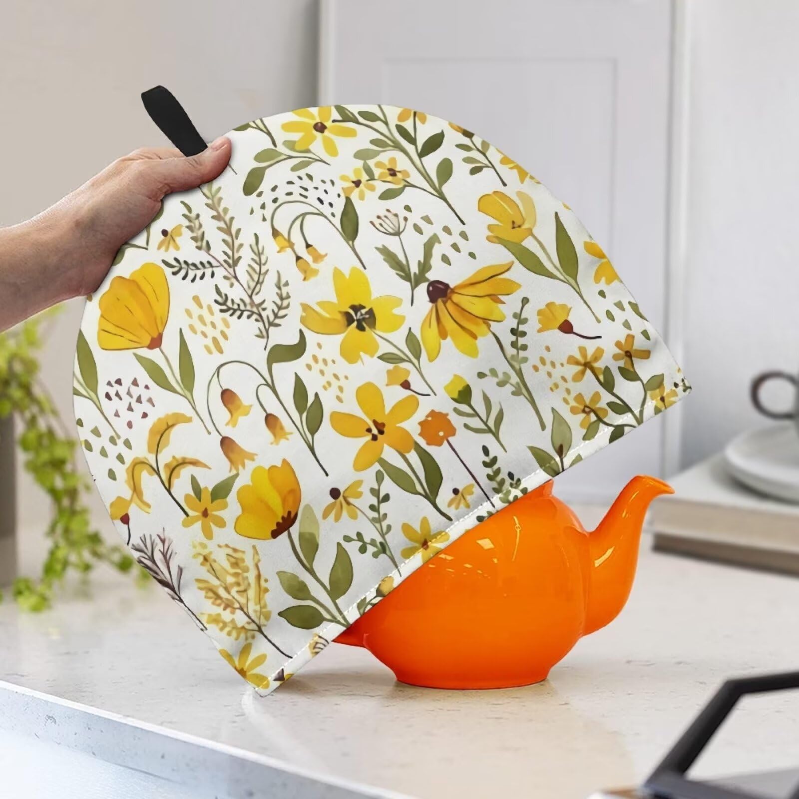 Tea Cosy NETILGEN Tea Pots Cozy Large Tea Pot Cozies Kettle Quilt Dust ...