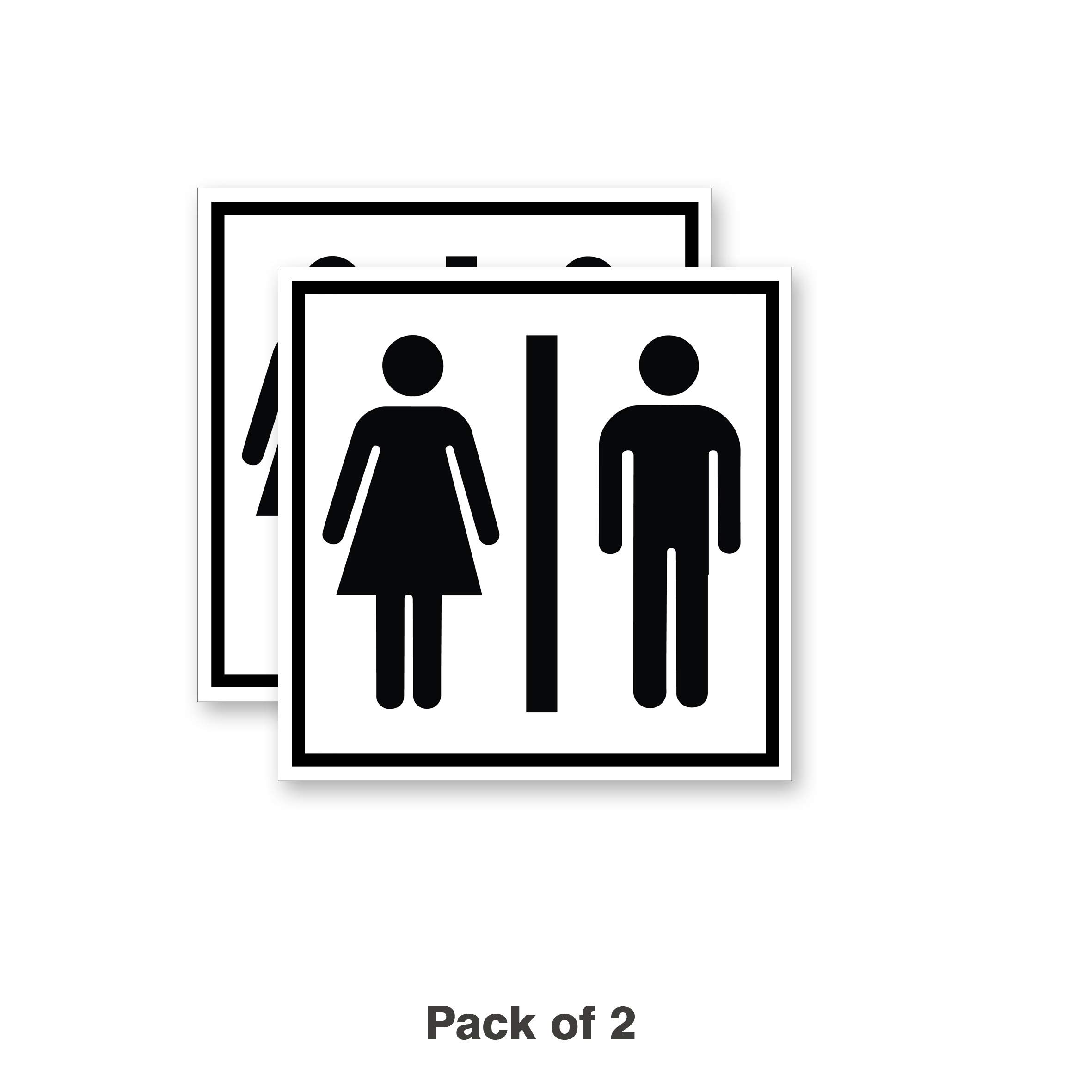Buy 999Store restroom signage office supplies sunboard Restroom toilet ...
