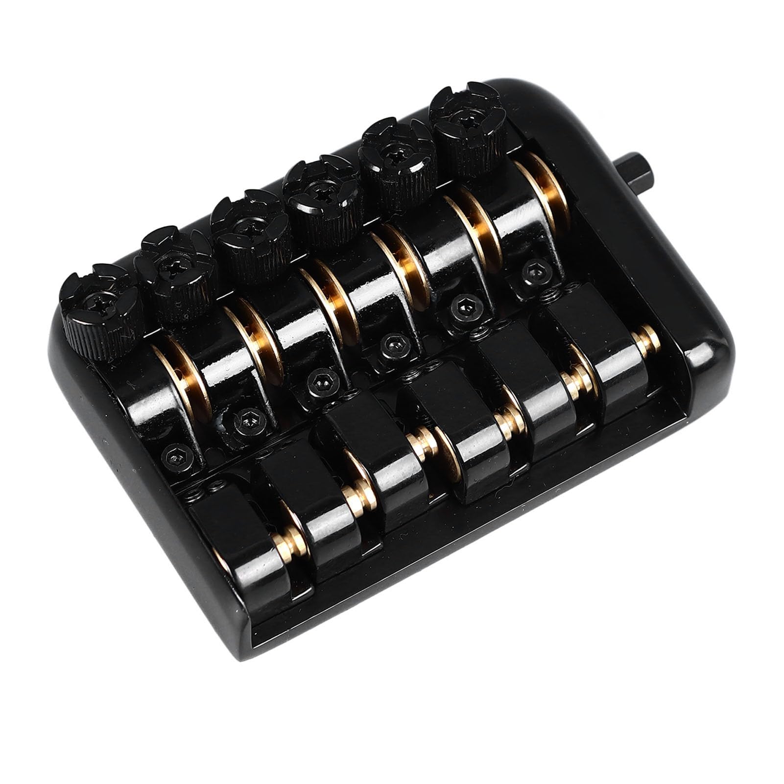Snapklik.com : 6 String Fixed Hardtail Bridge Headless Guitar Bridge ...