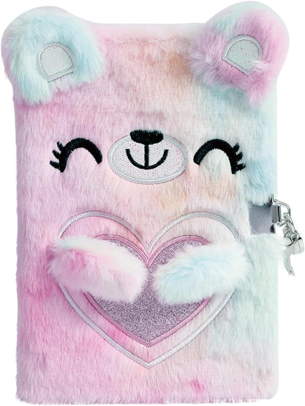 Amazon.com: YankMooM Secret Diary for Girls with Lock and Keys, Plush ...