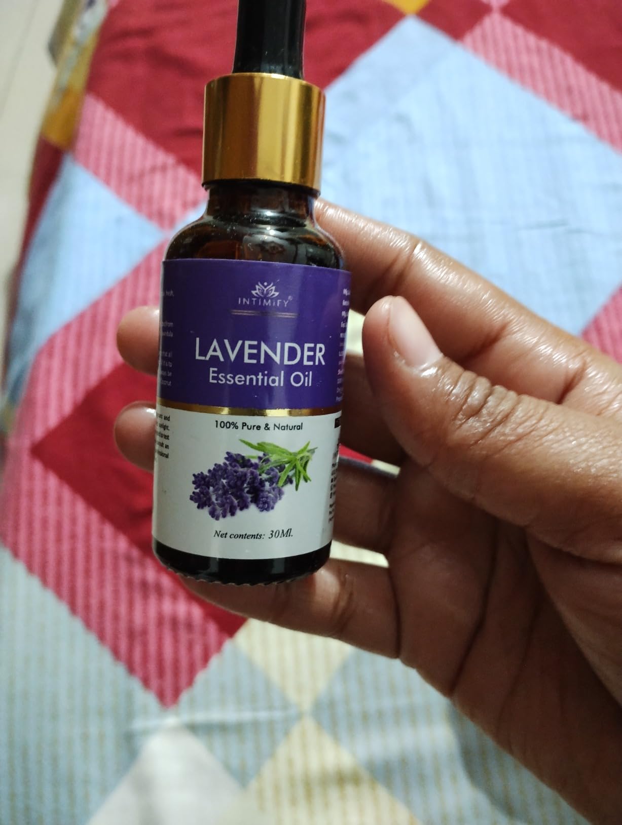 INTIMIFY Lavender Essential Oil for Hair Growth, Skin Care, Face ...