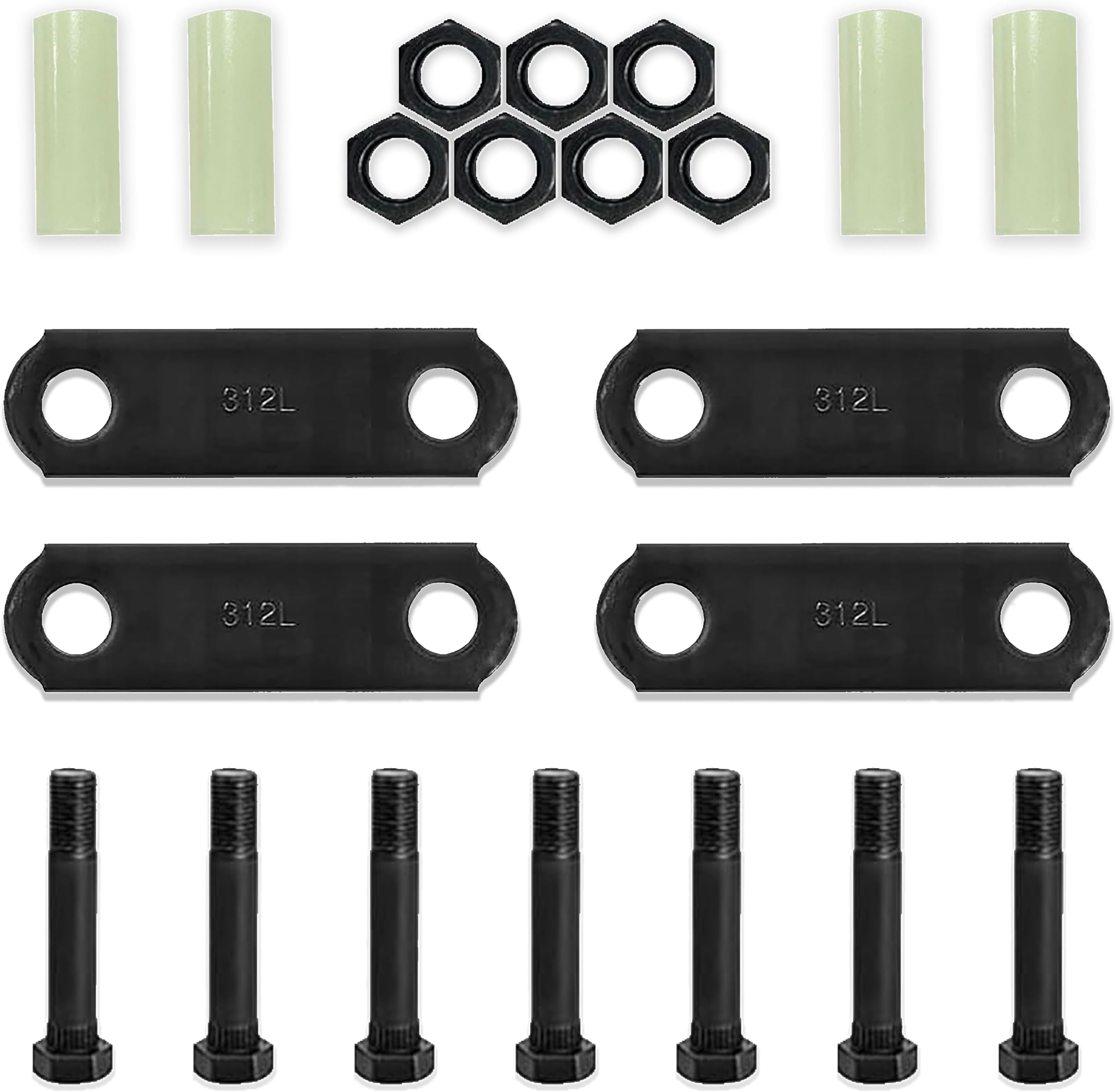 Amazon.com: Voittozege Trailer Shackle Kit, Tandem Axle Trailer Shackle ...