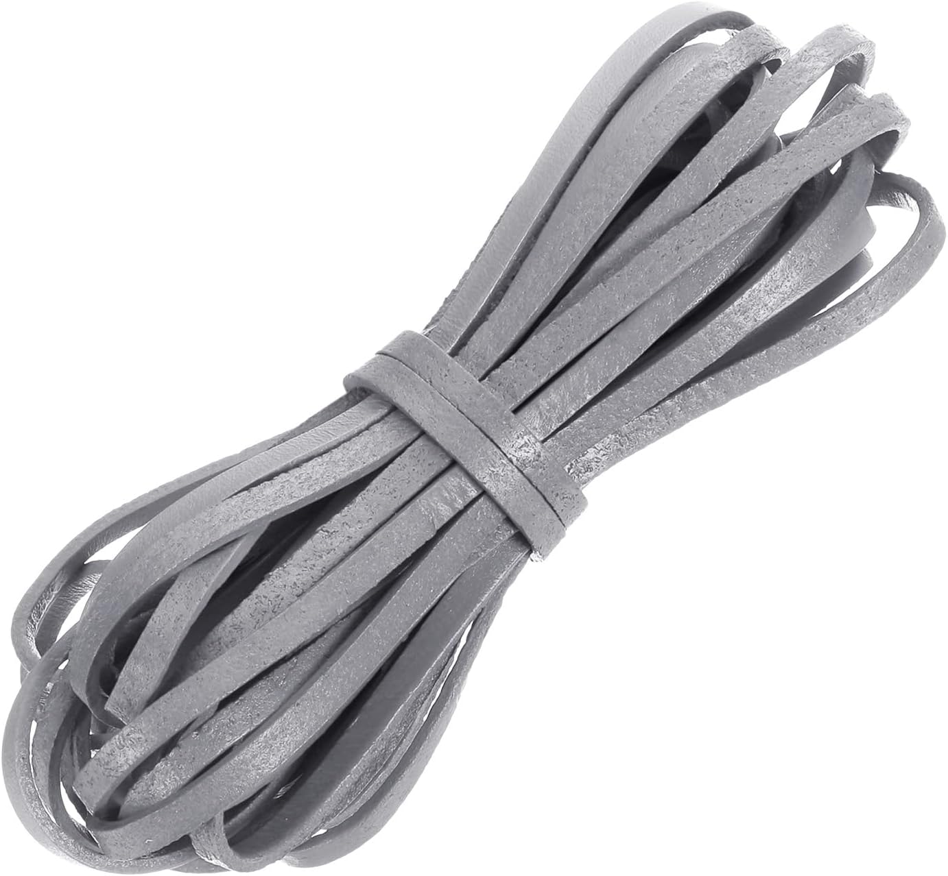 Amazon.com: uxcell Flat Leather Cord, 5.5 Yard 4mm Leather String ...