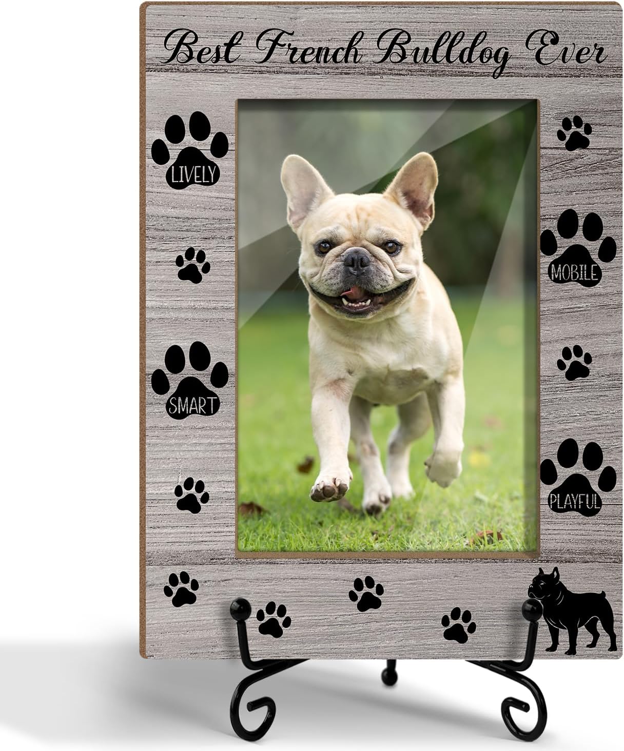 Amazon.com - BSNZZIO French Bulldog Photo Frame, Dog Memorial Gifts For ...