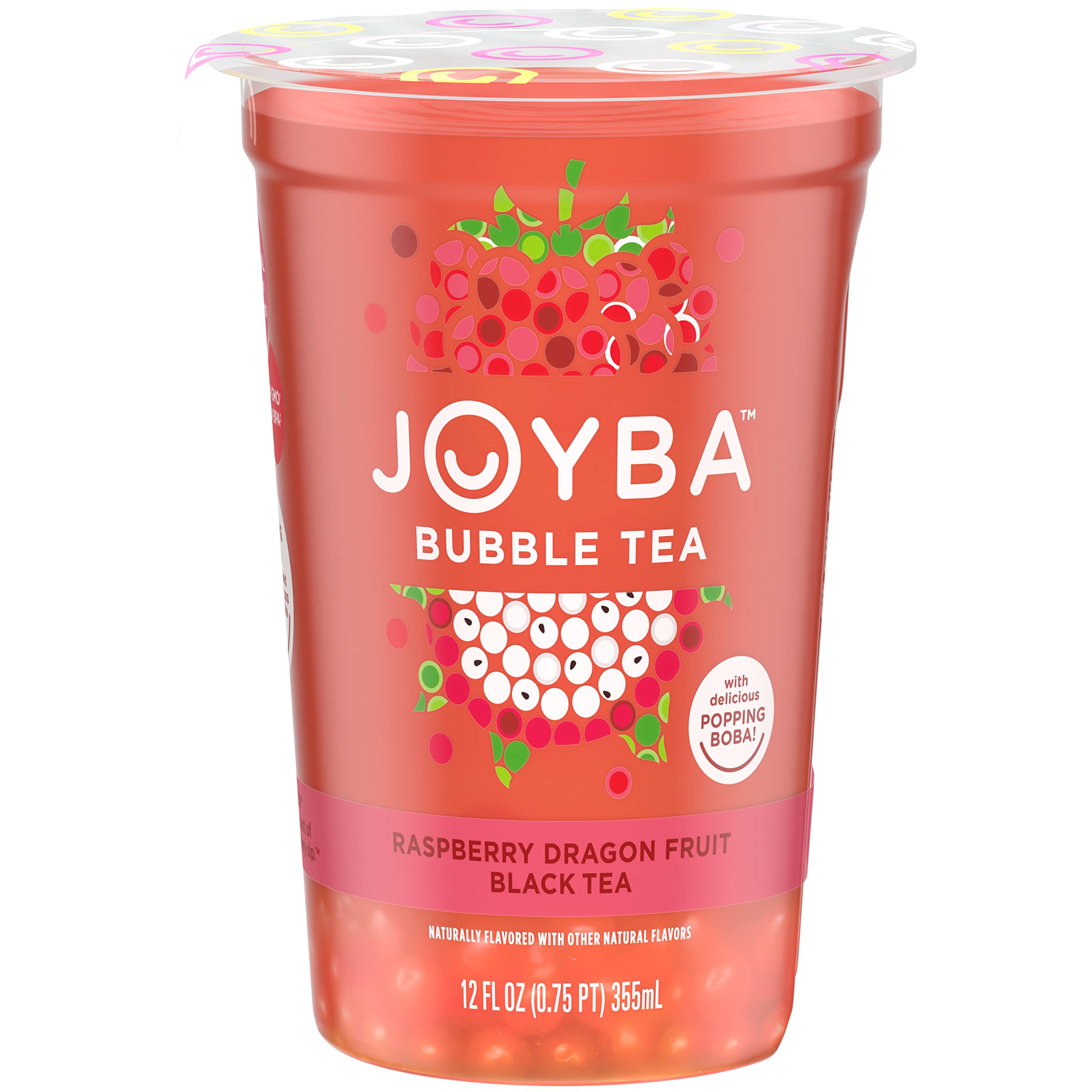 Amazon.com: Joyba Bubble Tea - Raspberry Dragon Fruit 1 Count (Pack of ...