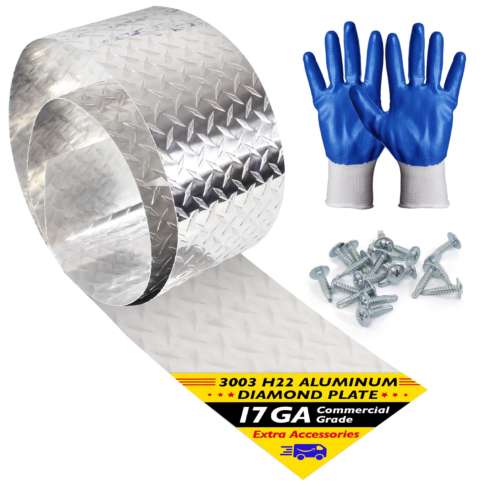 Royilink Aluminum Diamond Plate – 3003 H22 Diamond Plate Sheet Metal ...