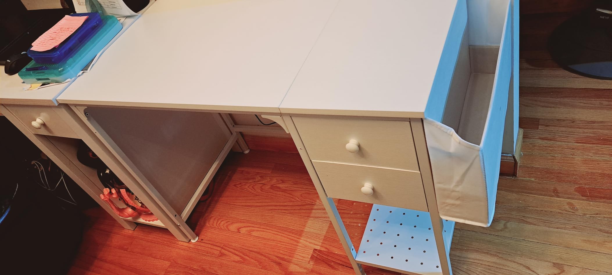$14/mo - Finance Lufeiya Small Desk with Drawers - 40 Inch Work ...