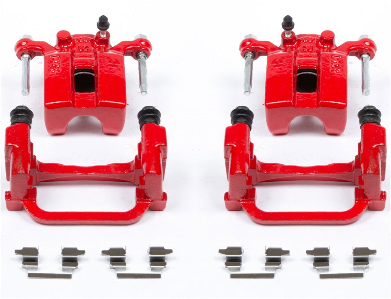 Rear Caliper Upgrade Power Stop S2792A Rear Brake Calipers – Red Powder ...