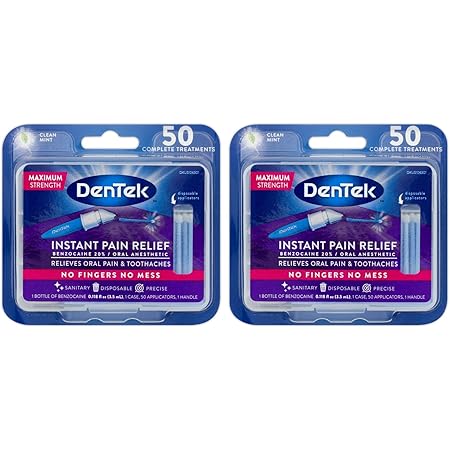 Amazon.com: DenTek Instant Oral Pain Relief Maximum Strength Kit for ...