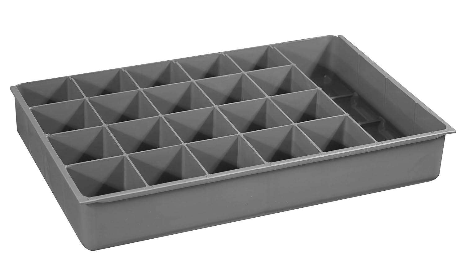 Durham 124-95-21-IND Large, Polypropylene, 21 Compartment Insert, Gray ...