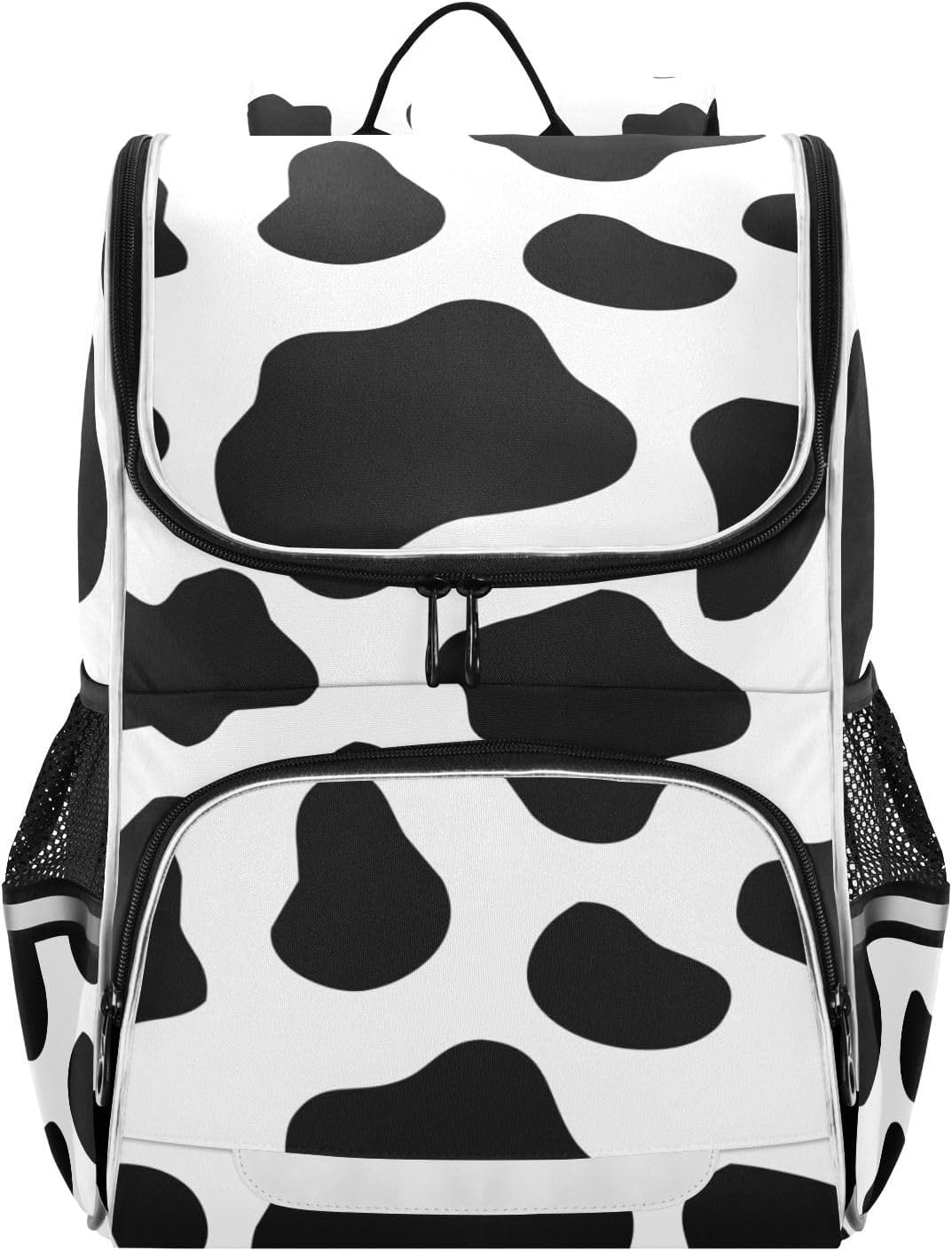 Amazon.com: XUWU Cow Print Backpack with Reflective Strip for Kids Boys ...