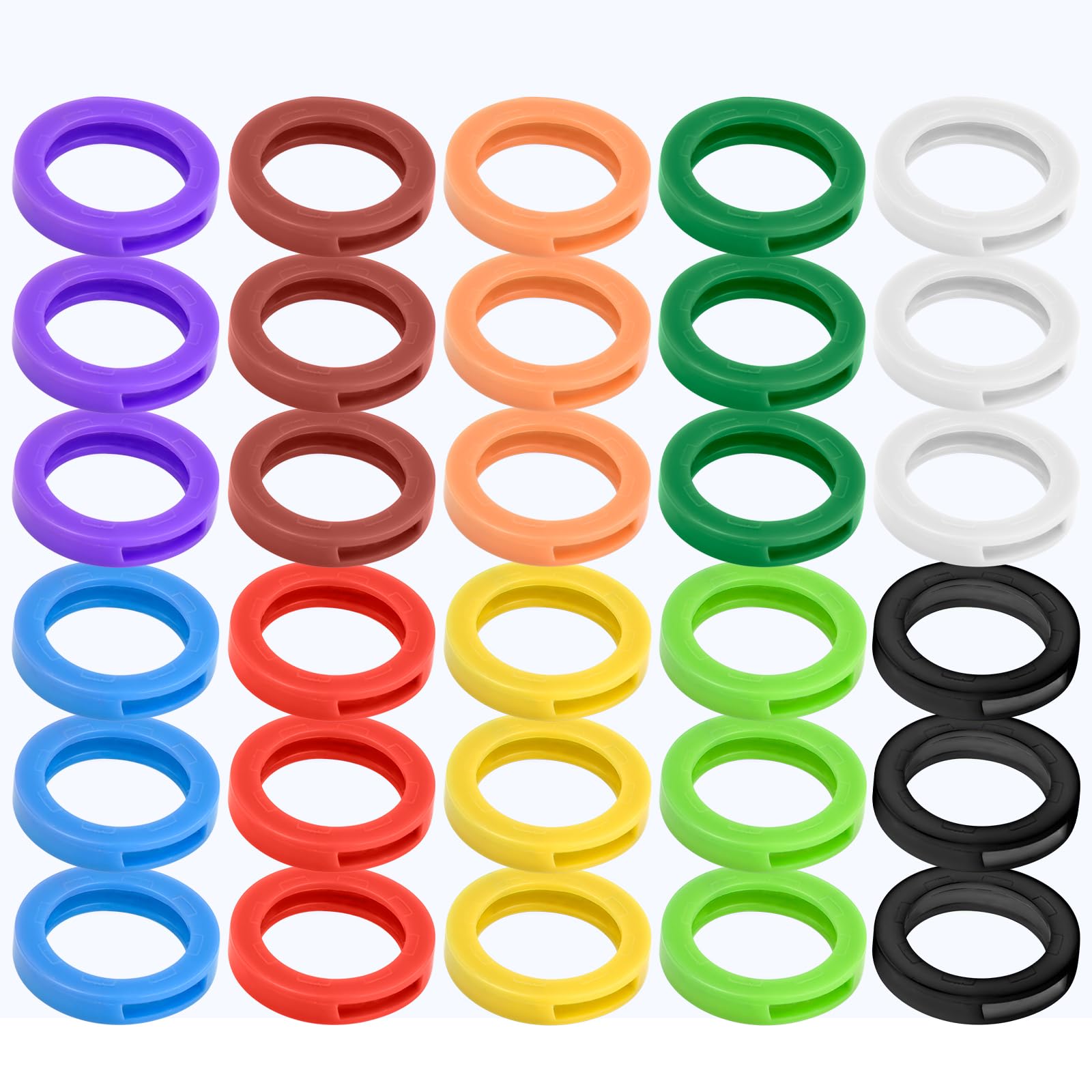Amazon.com : GoorDik 30PCS Key Caps Covers Tags, Plastic Key Color ...