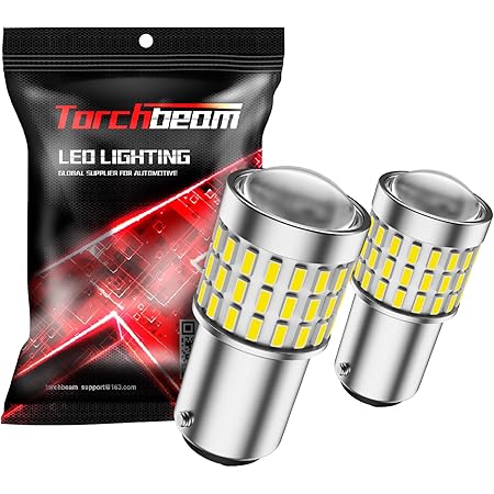 Amazon.com: Yorkim Super Bright 1157 LED Bulbs Red, 1157 Brake Light ...