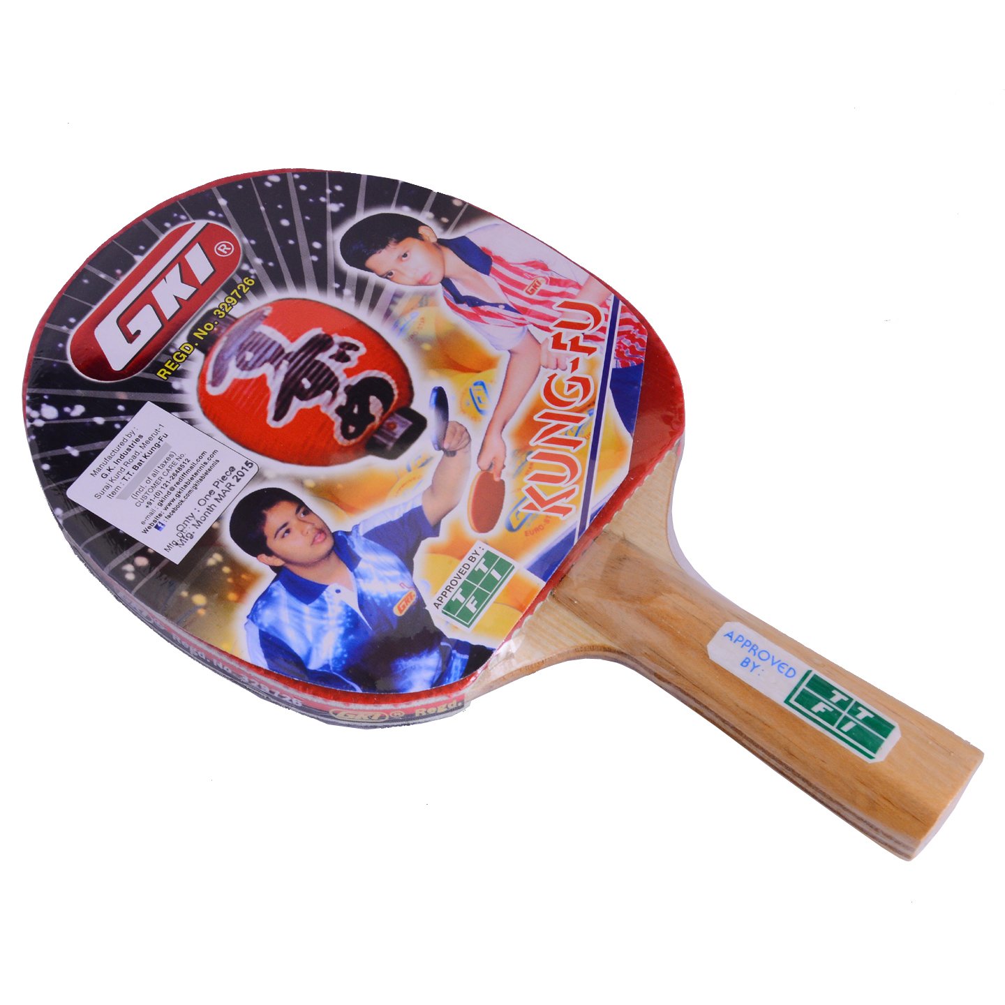 Buy GKI Kung-fu Table Tennis Racket 1 Online at Low Prices in India ...